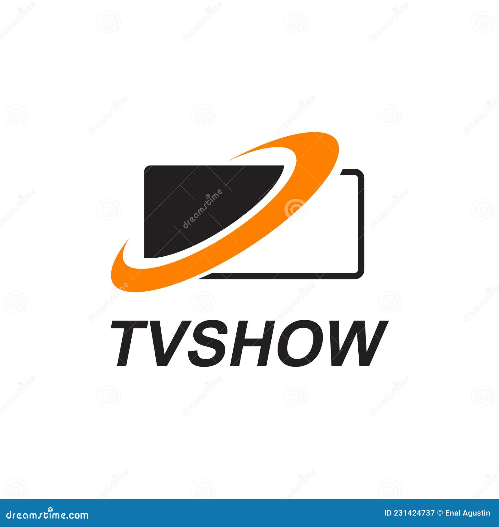 TV Channel Program Logo Design Stock Vector - Illustration of network ...