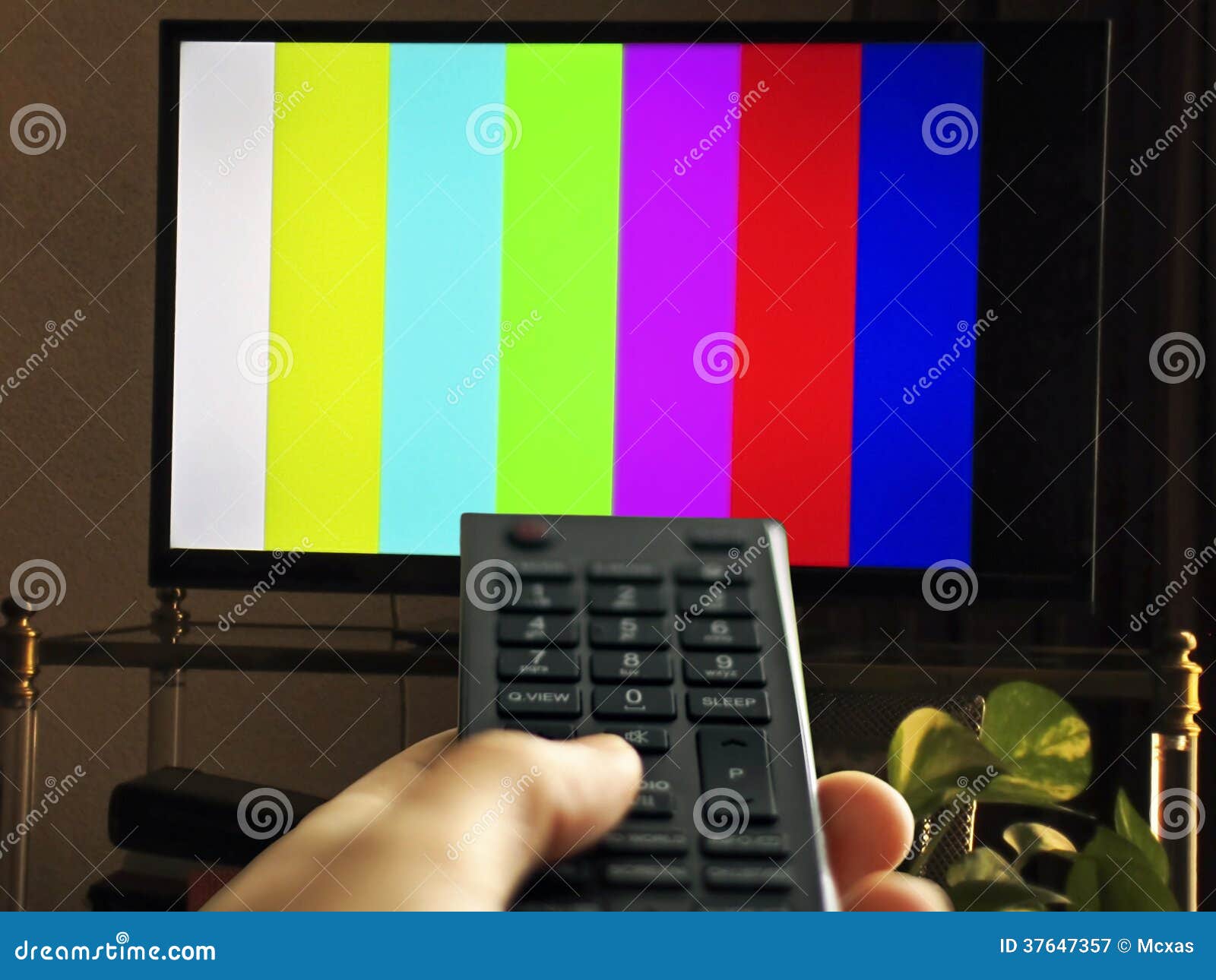 TV channels adjustment stock image. Image of finger, inside - 37647357