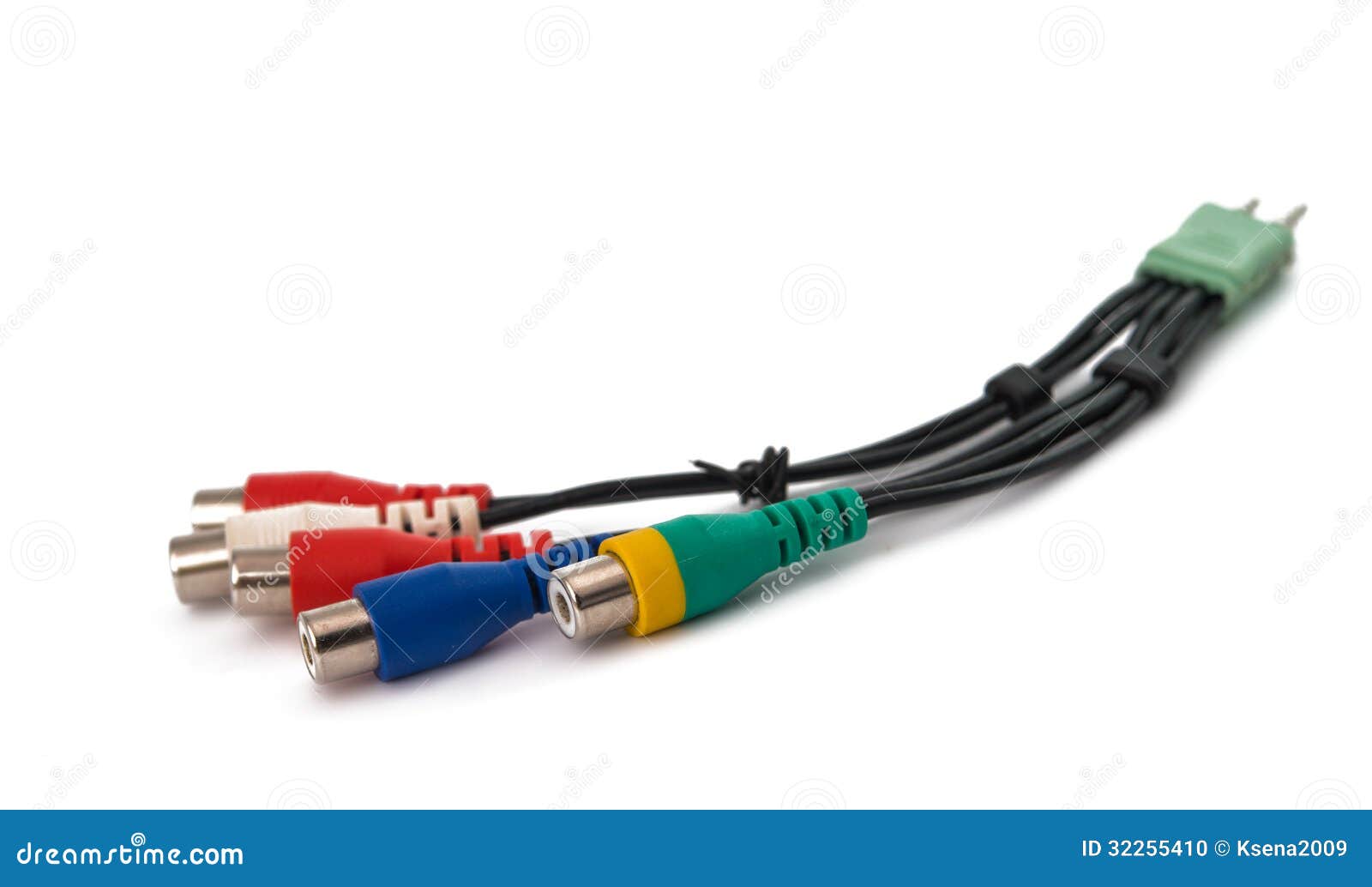 TV connectors stock photo. Image of sound, install, isolated - 32255410