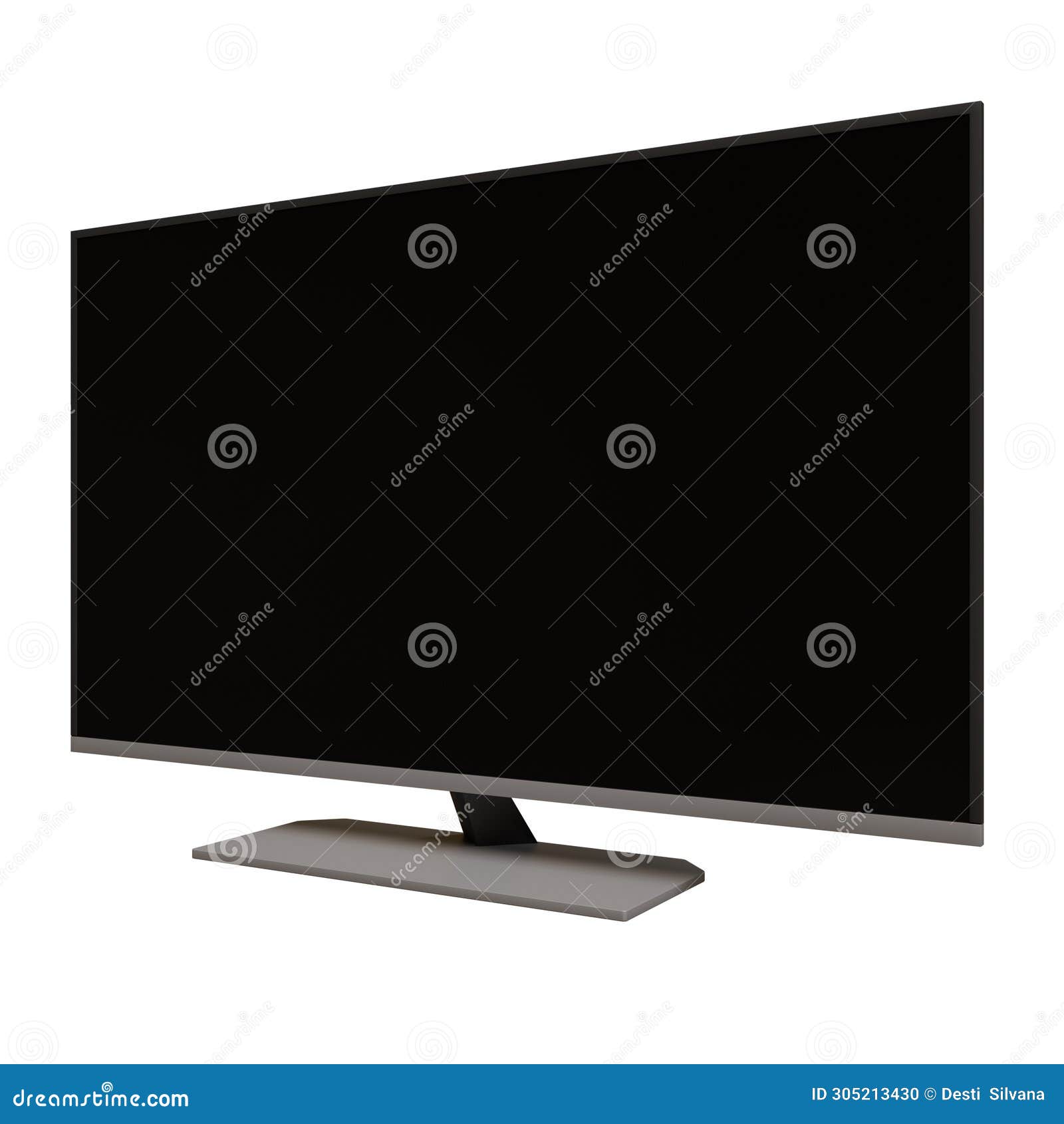 TV 3D Design Element stock illustration. Illustration of three - 305213430