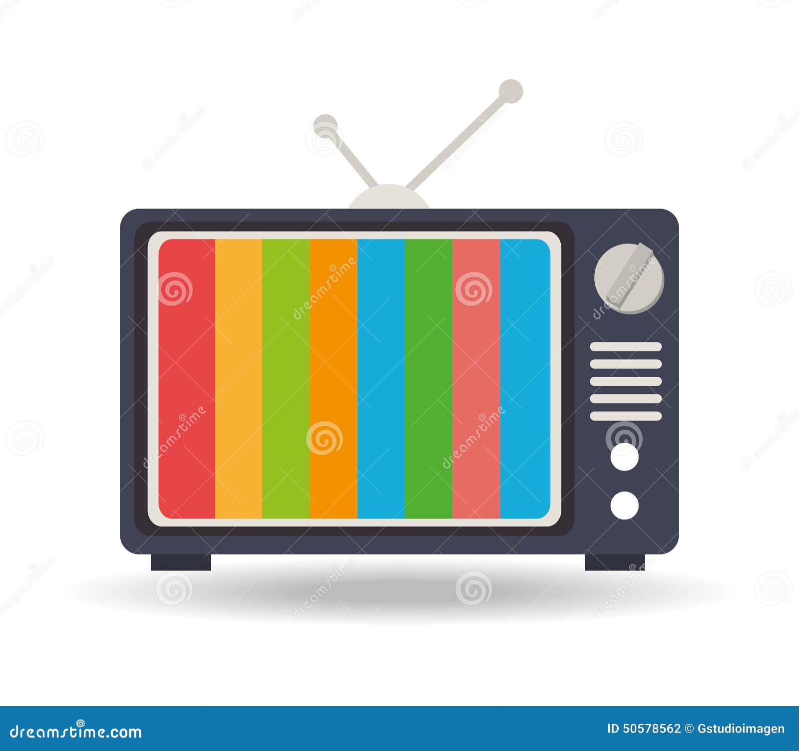 TV Design, Vector Illustration. Stock Vector - Illustration of ...