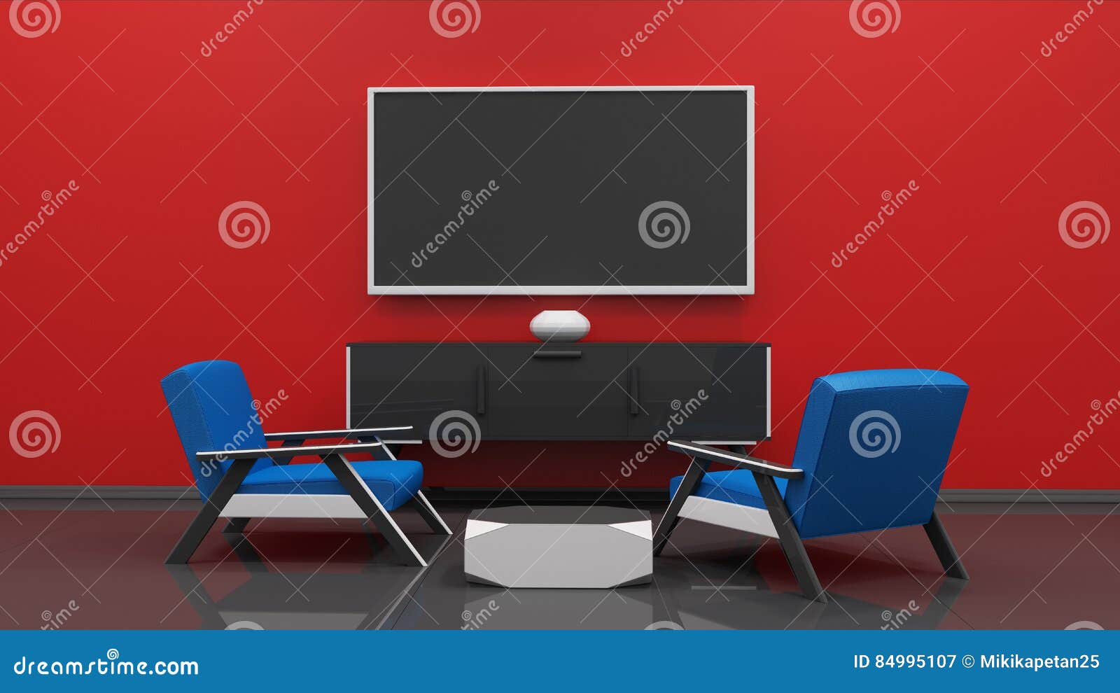 Tv display 3d render stock illustration. Illustration of retro - 84995107