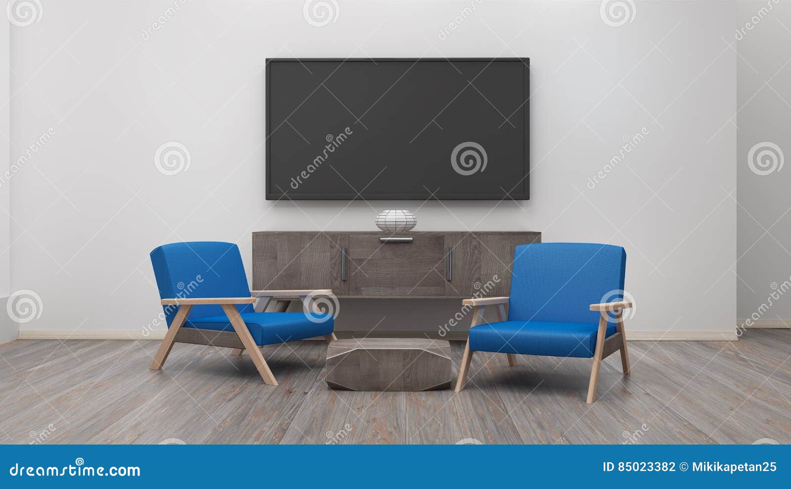 Tv display 3d render stock illustration. Illustration of monitor - 85023382