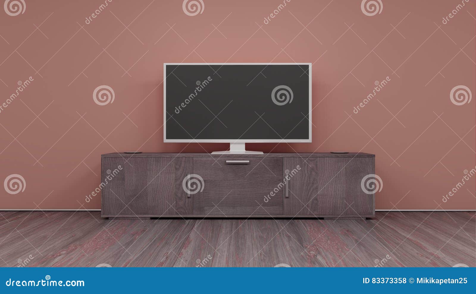 TV display 3D rendering stock illustration. Illustration of retail ...