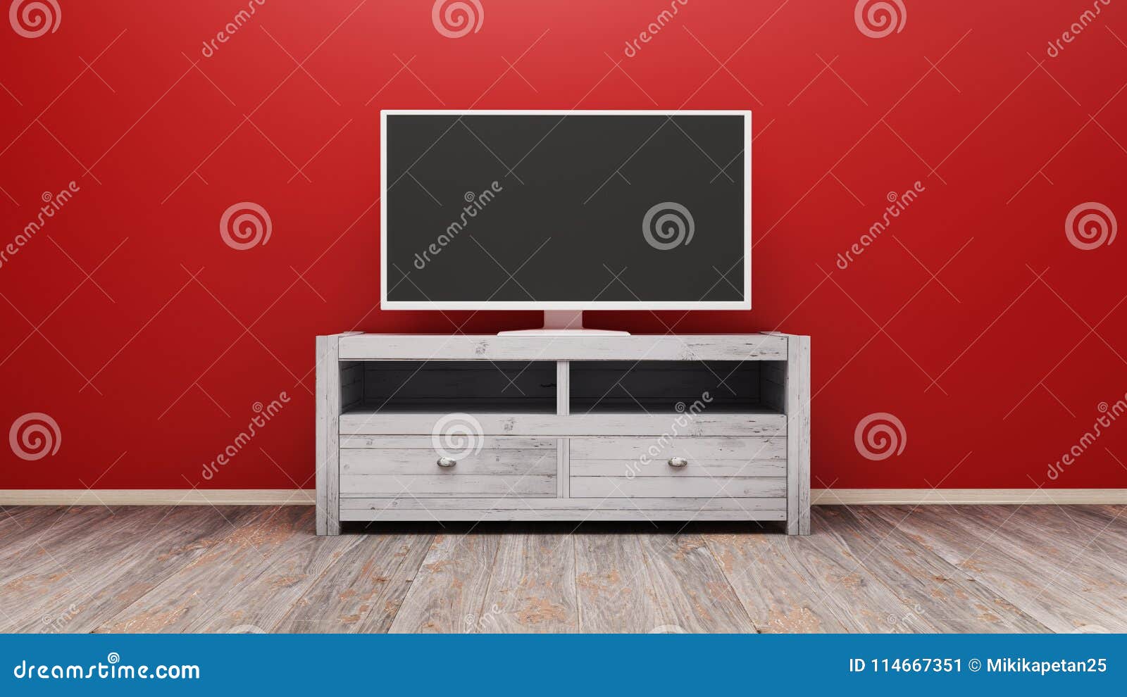 TV display 3D rendering stock illustration. Illustration of dimensional ...