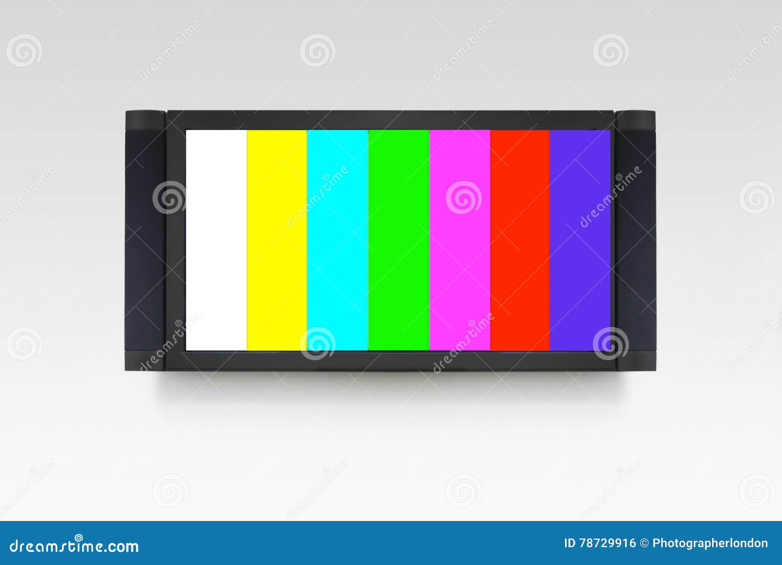 TV error stock photo. Image of transmission, test, control - 78729916