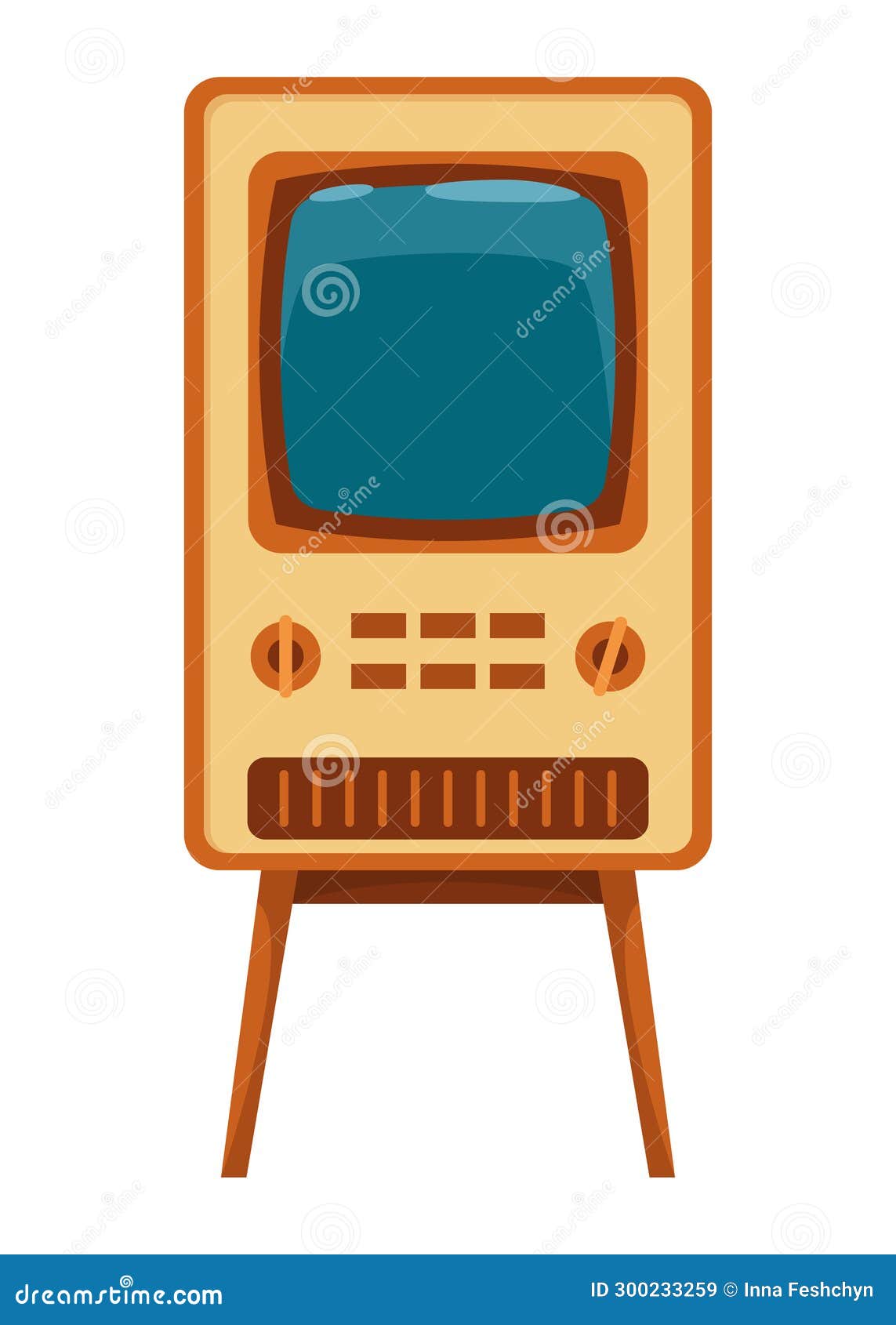 Tv Evolution. Communication System, Old or Retro Receiver. History ...