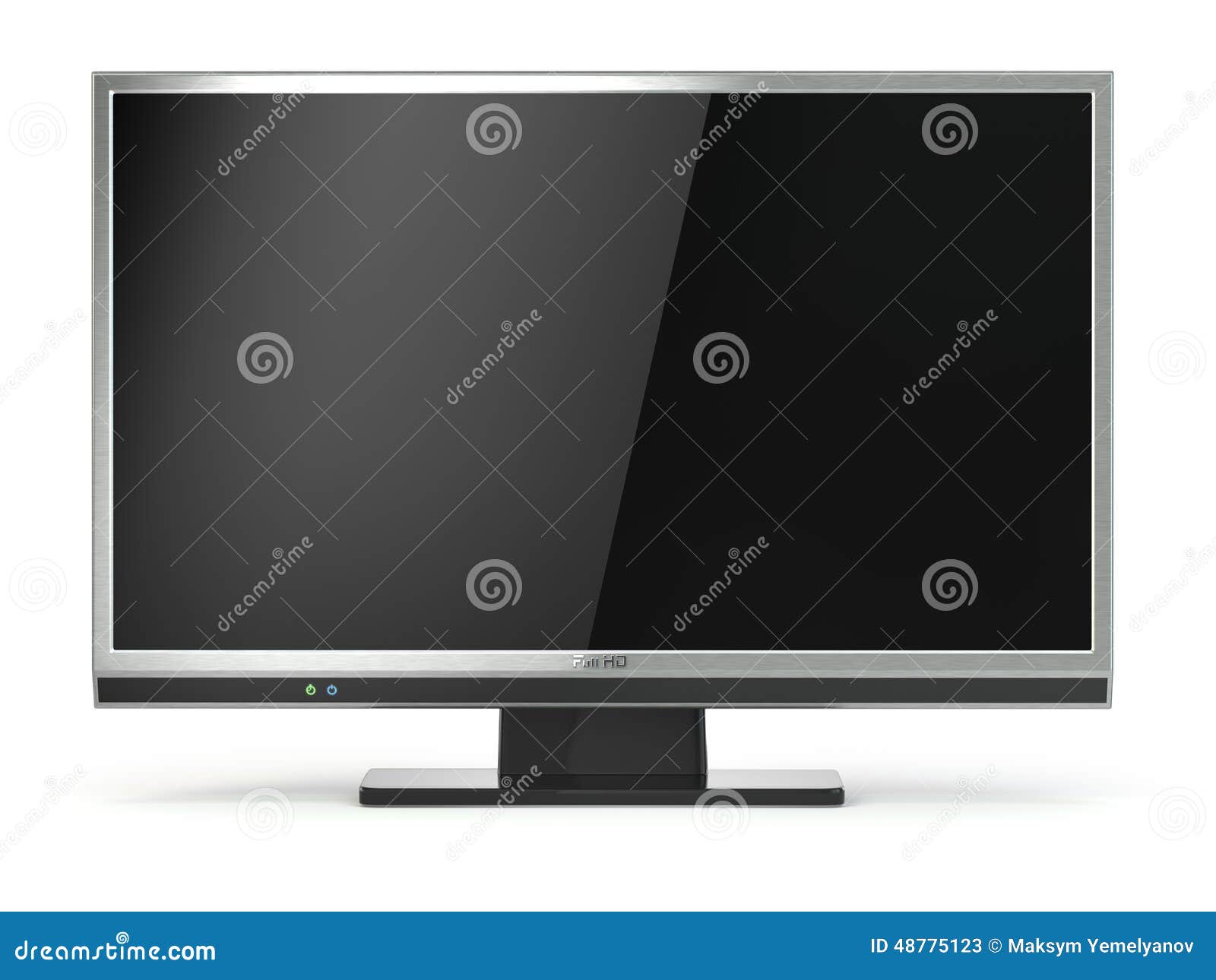 TV Flat Screen Lcd or Plasma. .Digital Broadcasting Television. Stock ...