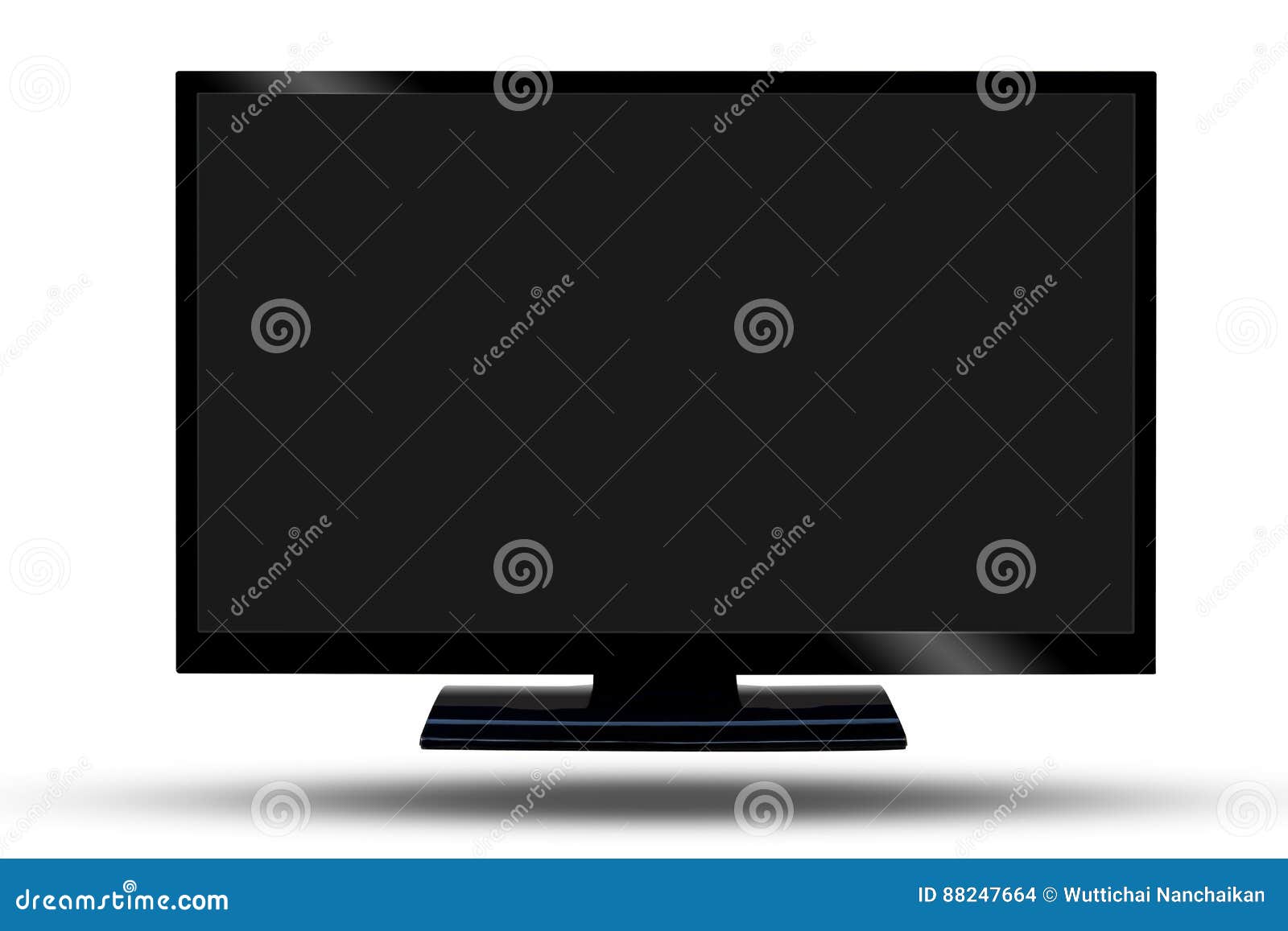 TV flat screen lcd stock photo. Image of computer, panel - 88247664