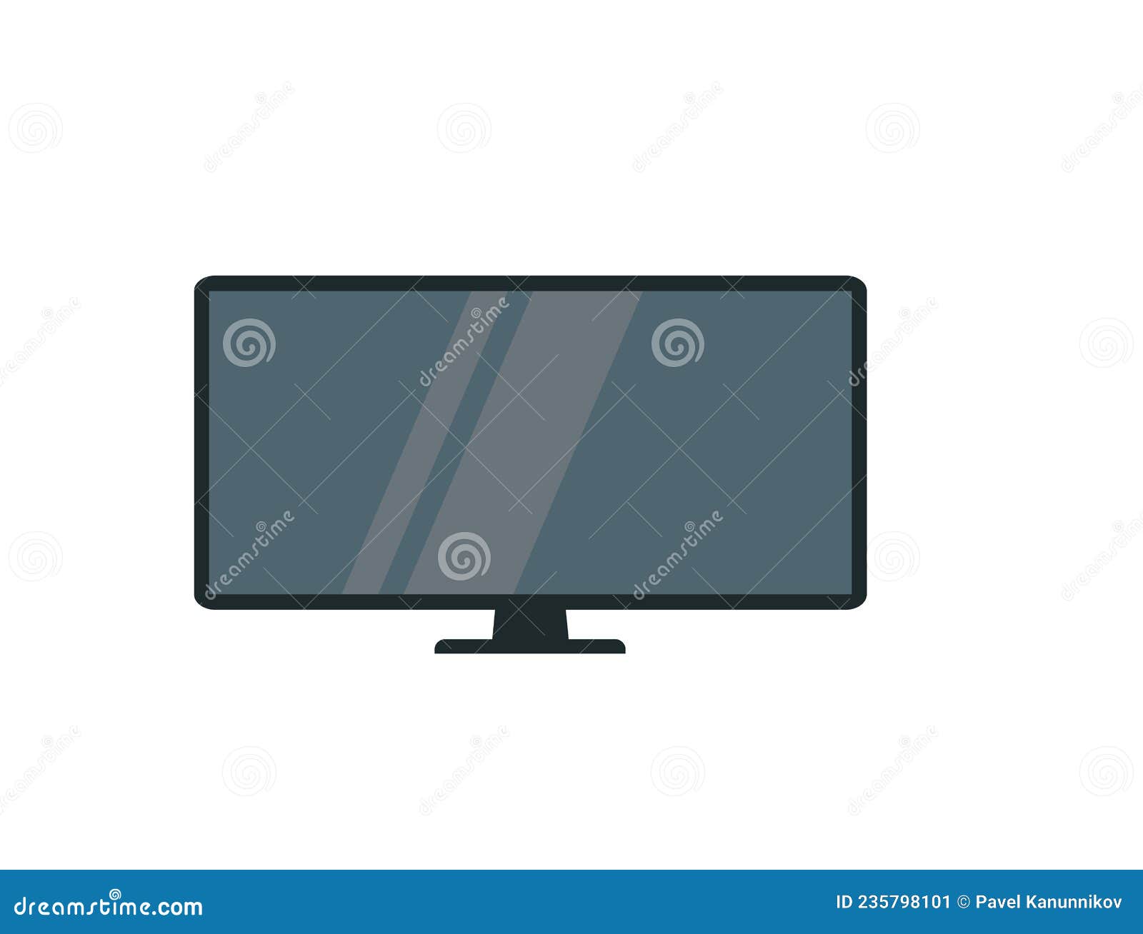 Tv Flat Style Vector Design Template Stock Vector - Illustration of ...