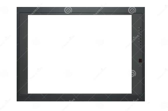 TV Frame Border from Television Isolated Stock Photo - Image of clean ...