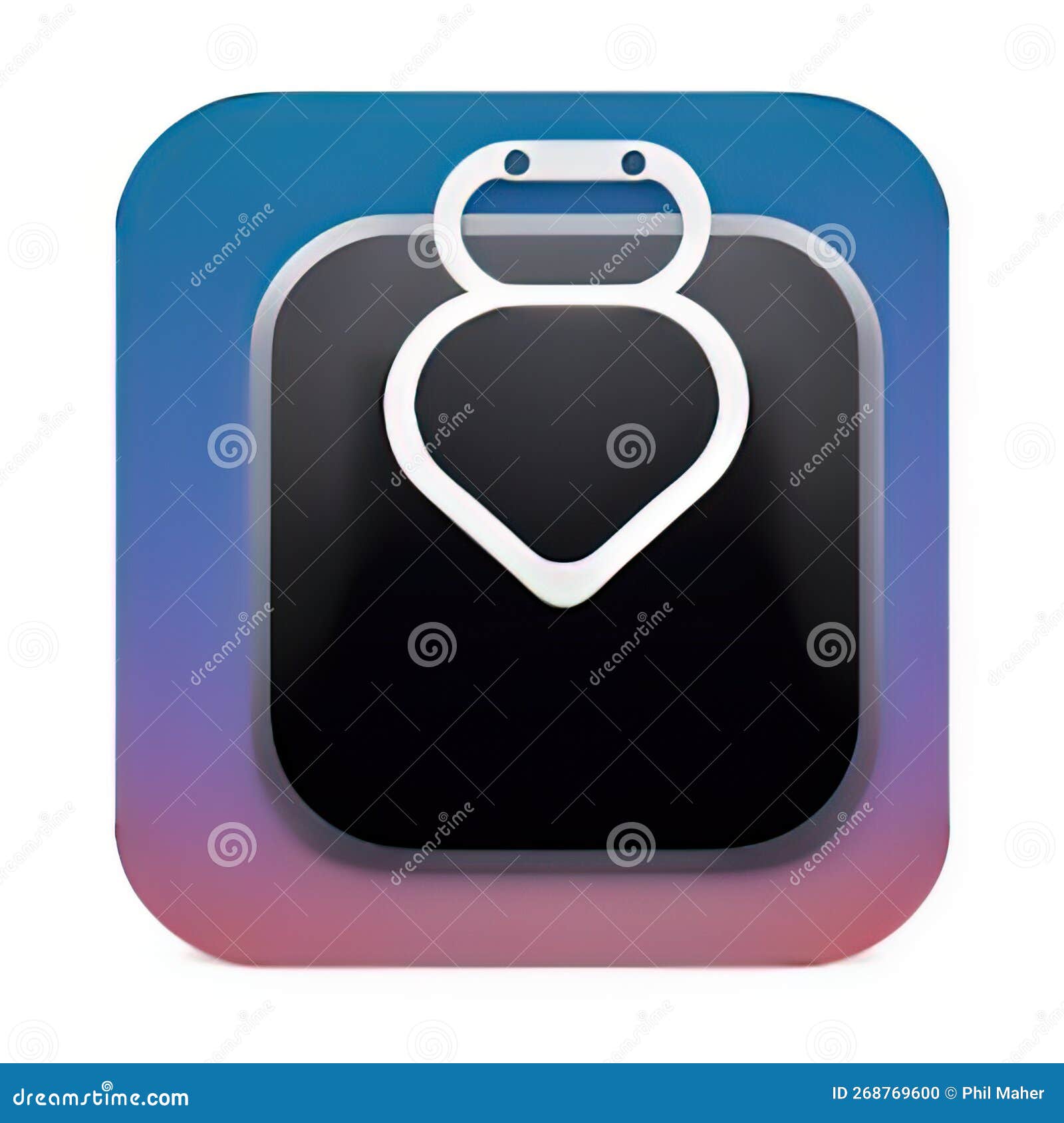 Tv Guide Software App Icon. Generative AI. Stock Illustration ...