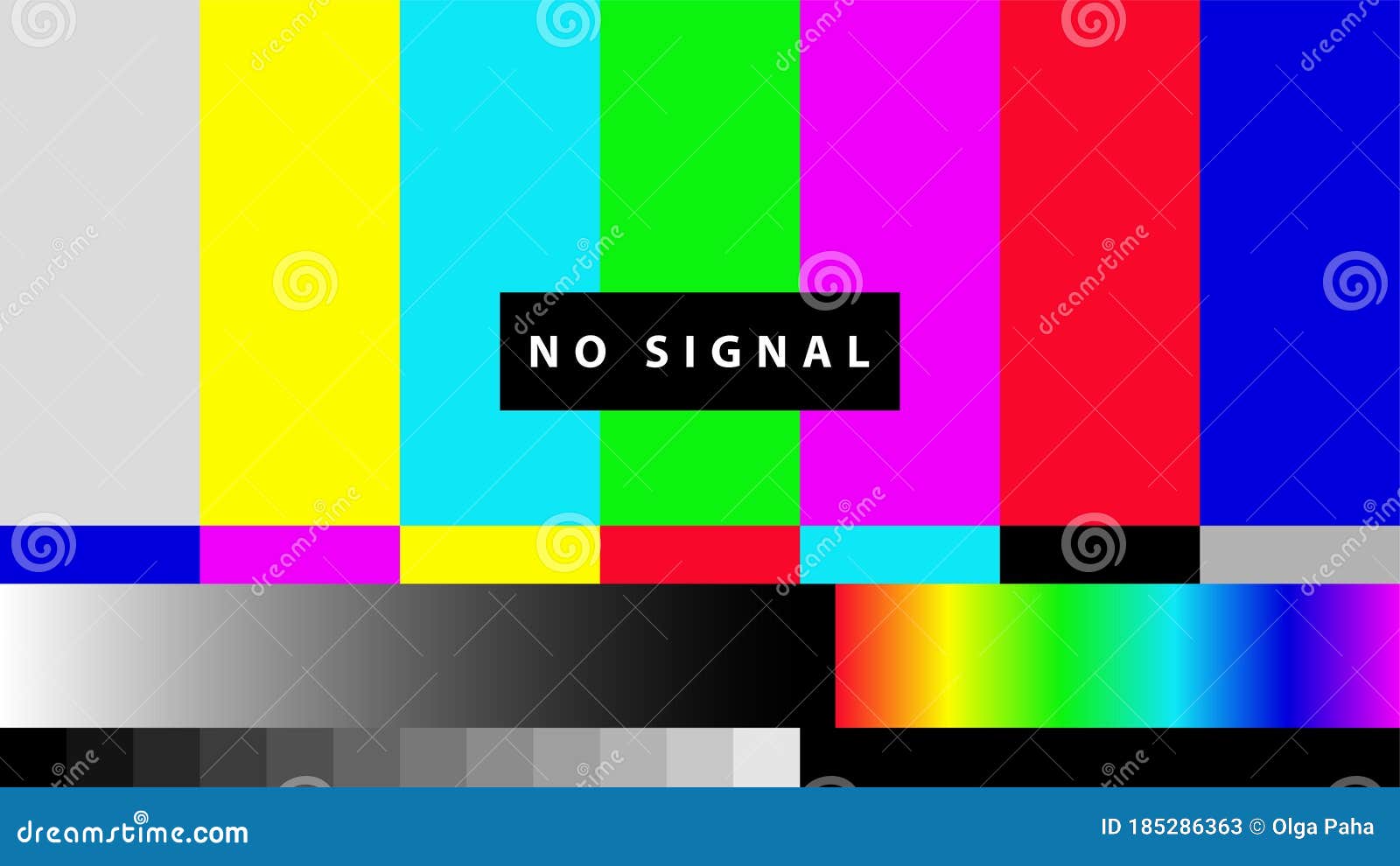 Tv interference 7 stock vector. Illustration of graphic - 185286363
