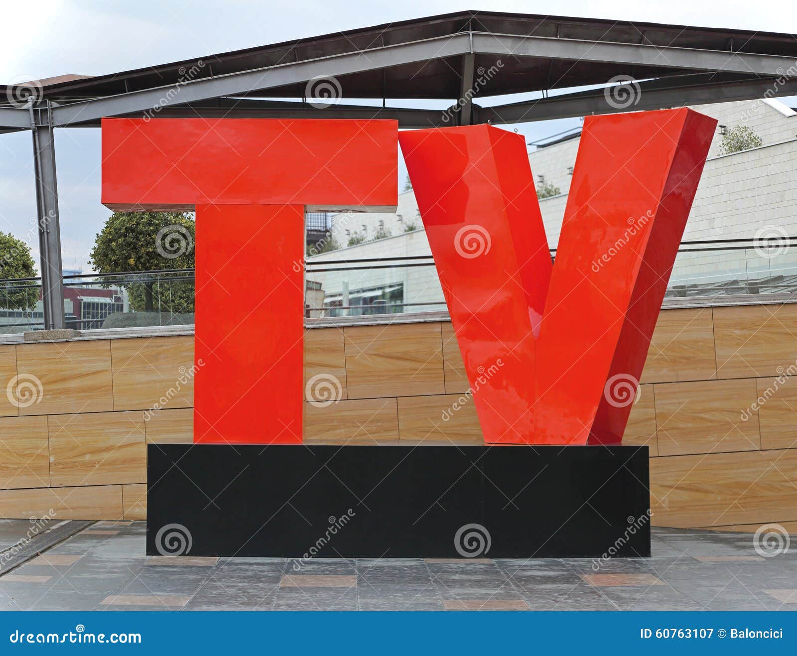 TV Letters stock image. Image of font, media, outdoor - 60763107