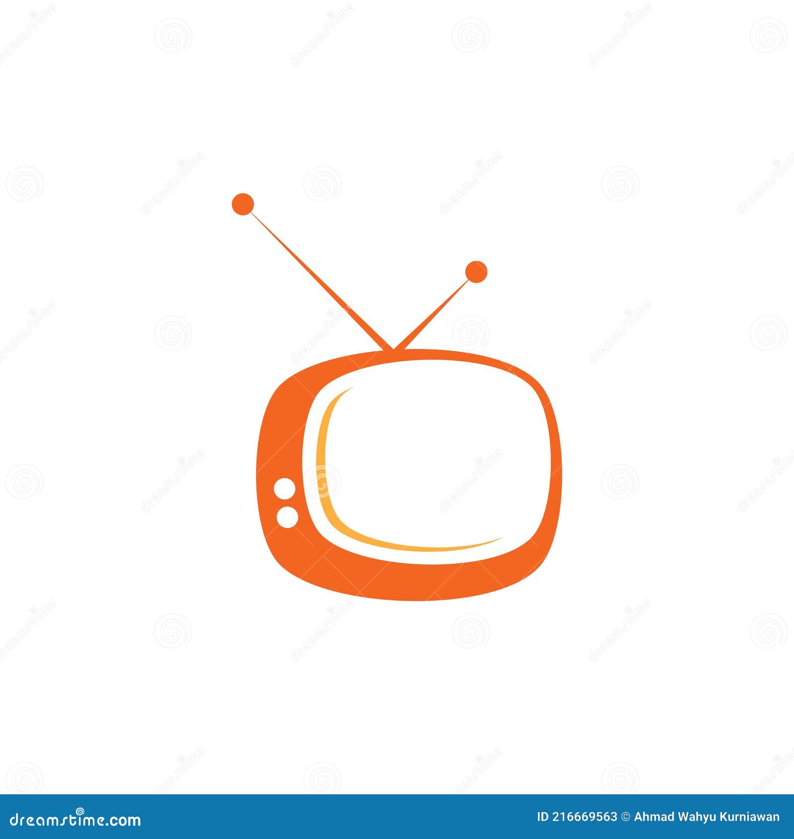 TV logo stock vector. Illustration of electric, electrical - 216669563