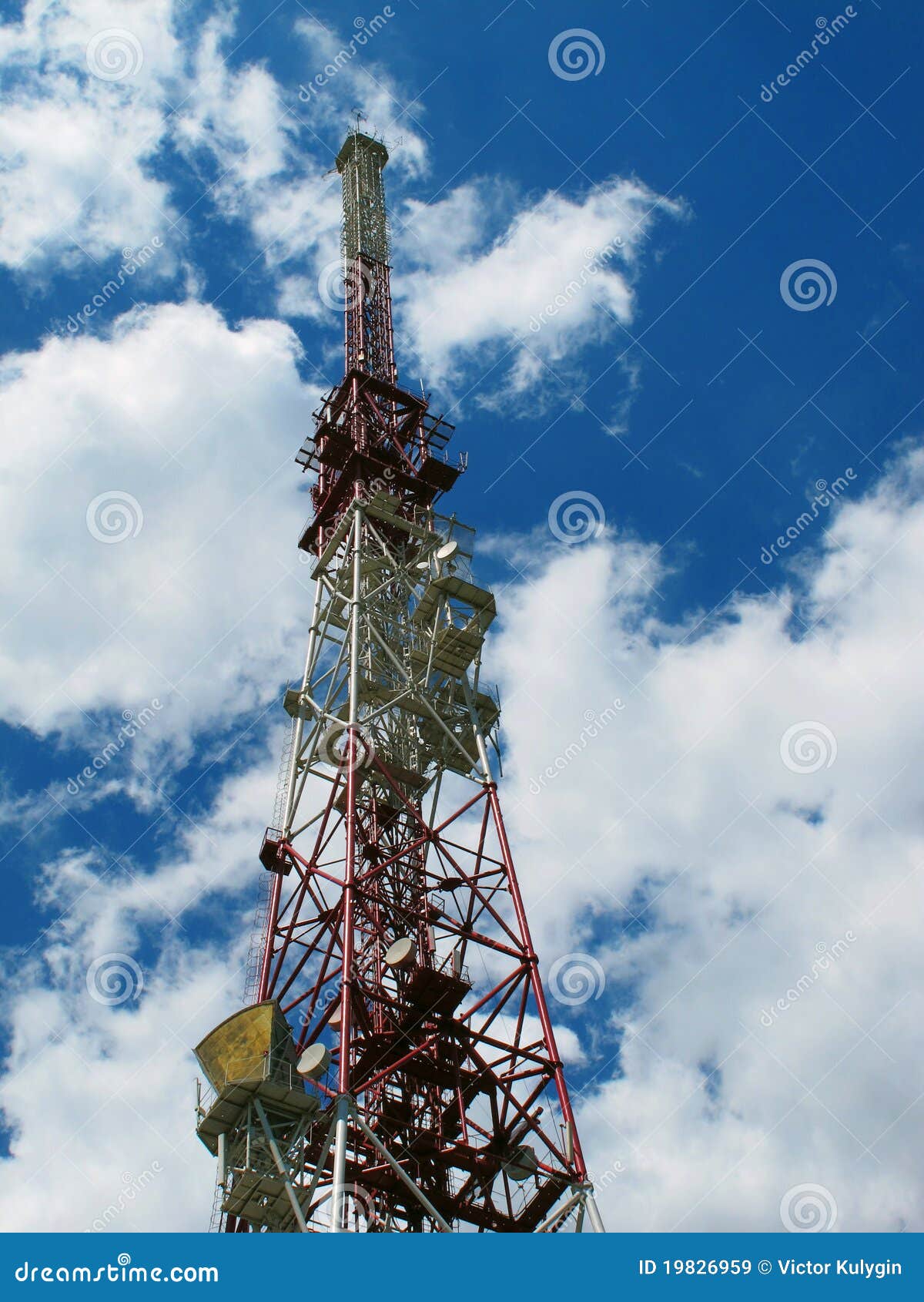 Tv mast stock image. Image of communication, broadcasting - 19826959