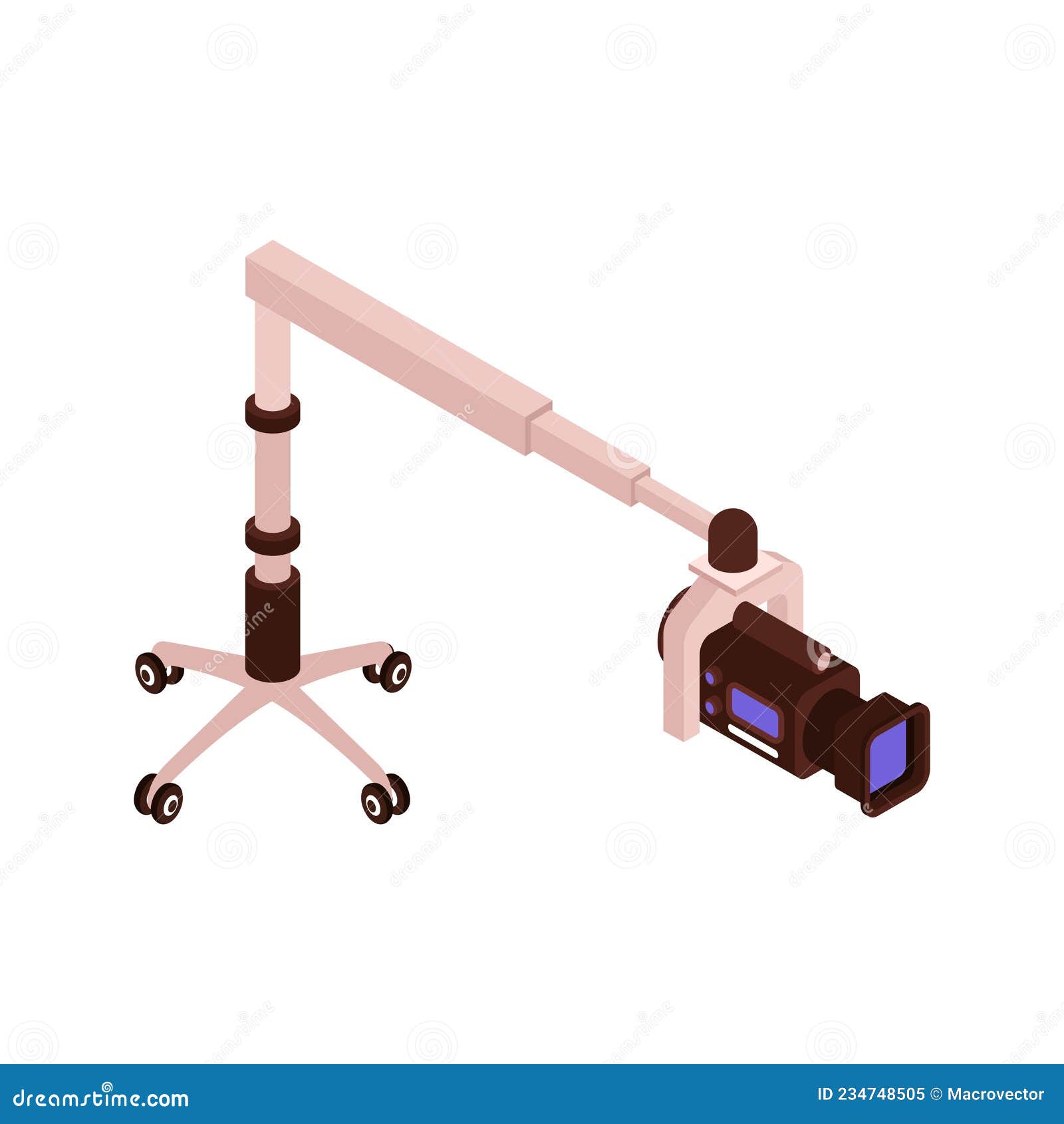 TV Moving Camera Composition Stock Vector - Illustration of concert ...