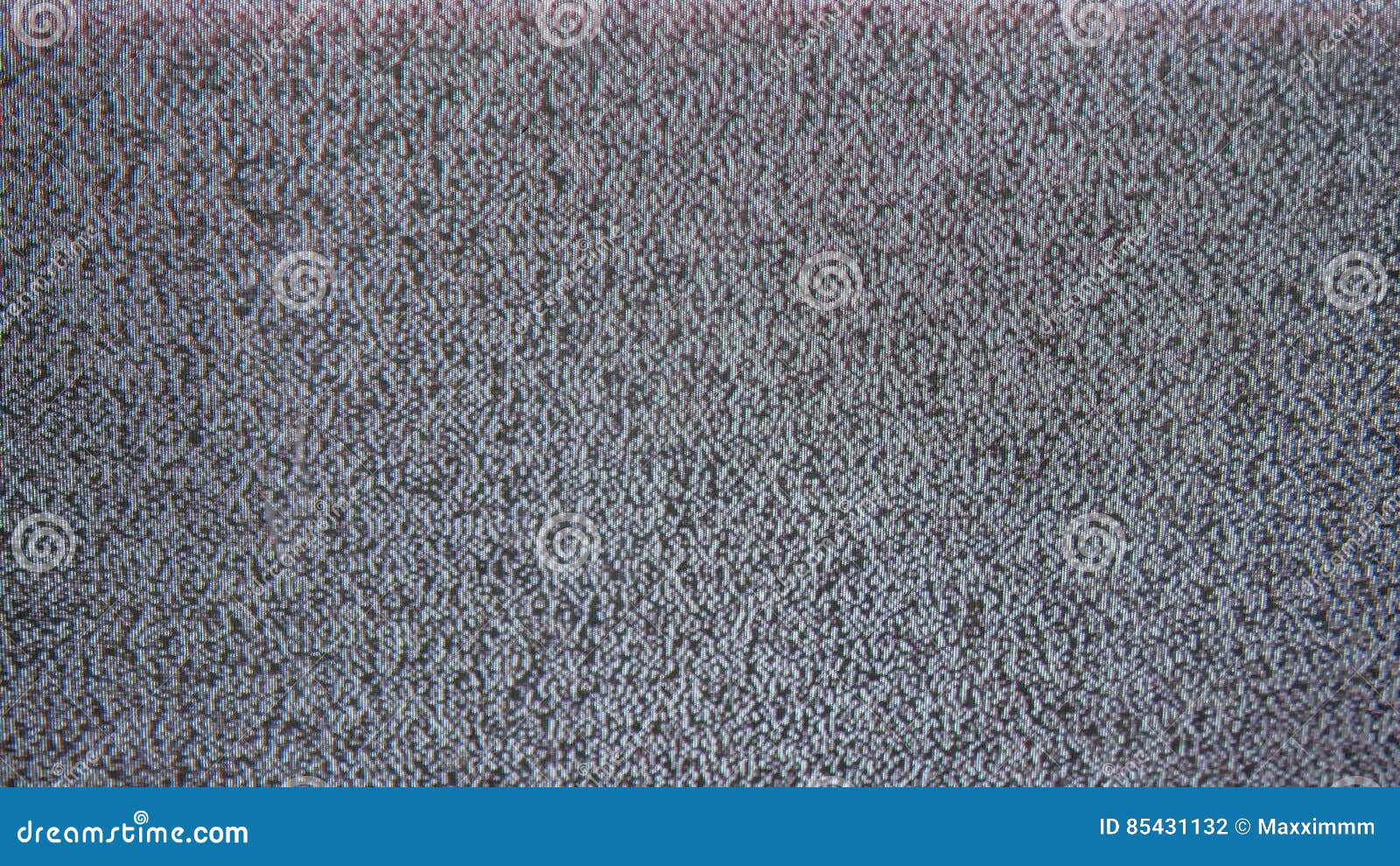 Noise Tv Interference Bad Signal Screen The Television Stock Photo ...