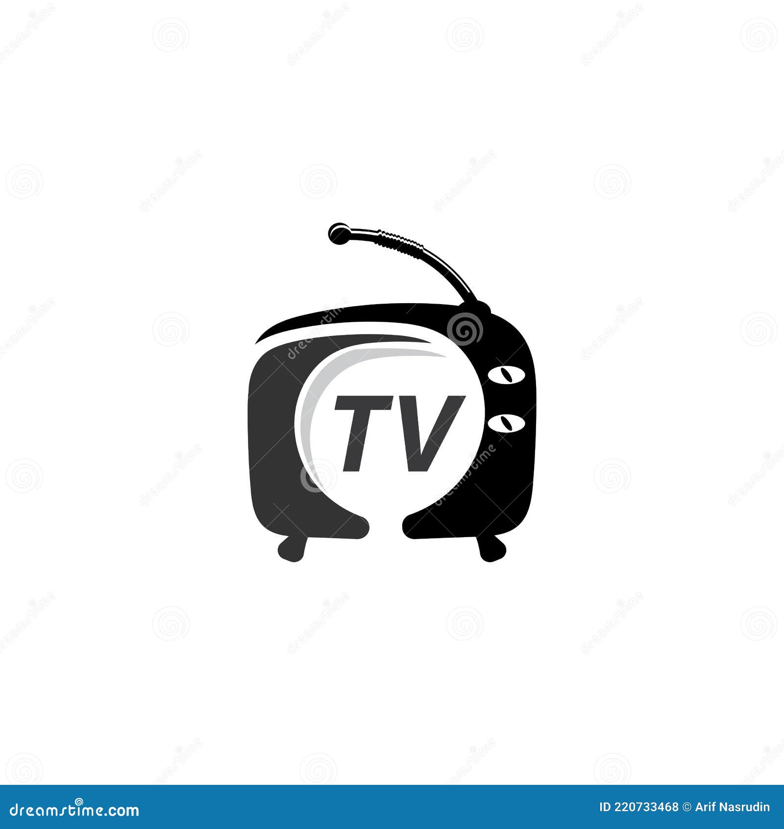 Tv Oder Fernsehen Smart Symbol Logo Design Vektor Vorlage Stock ...