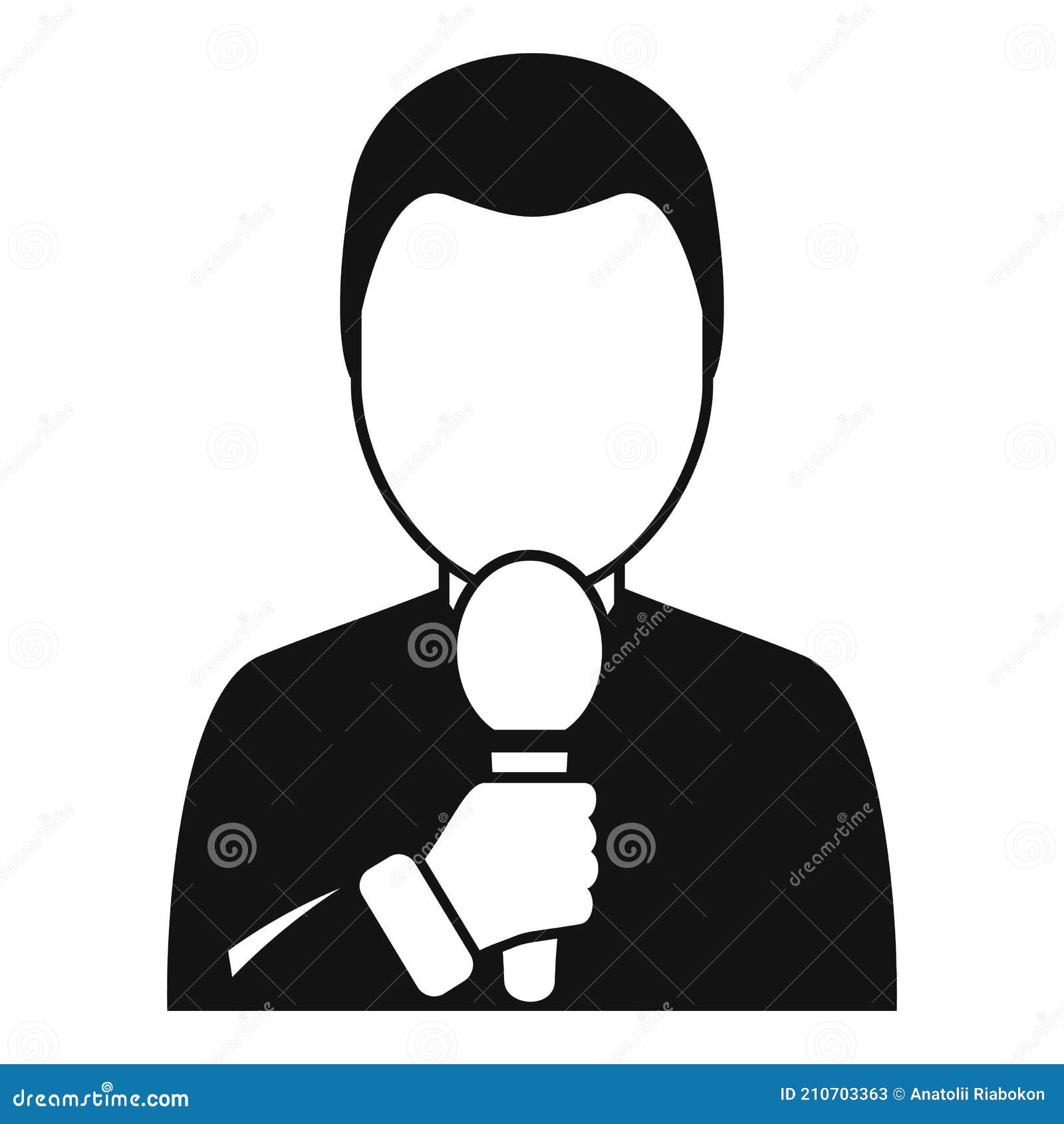 Presenter Icon Black