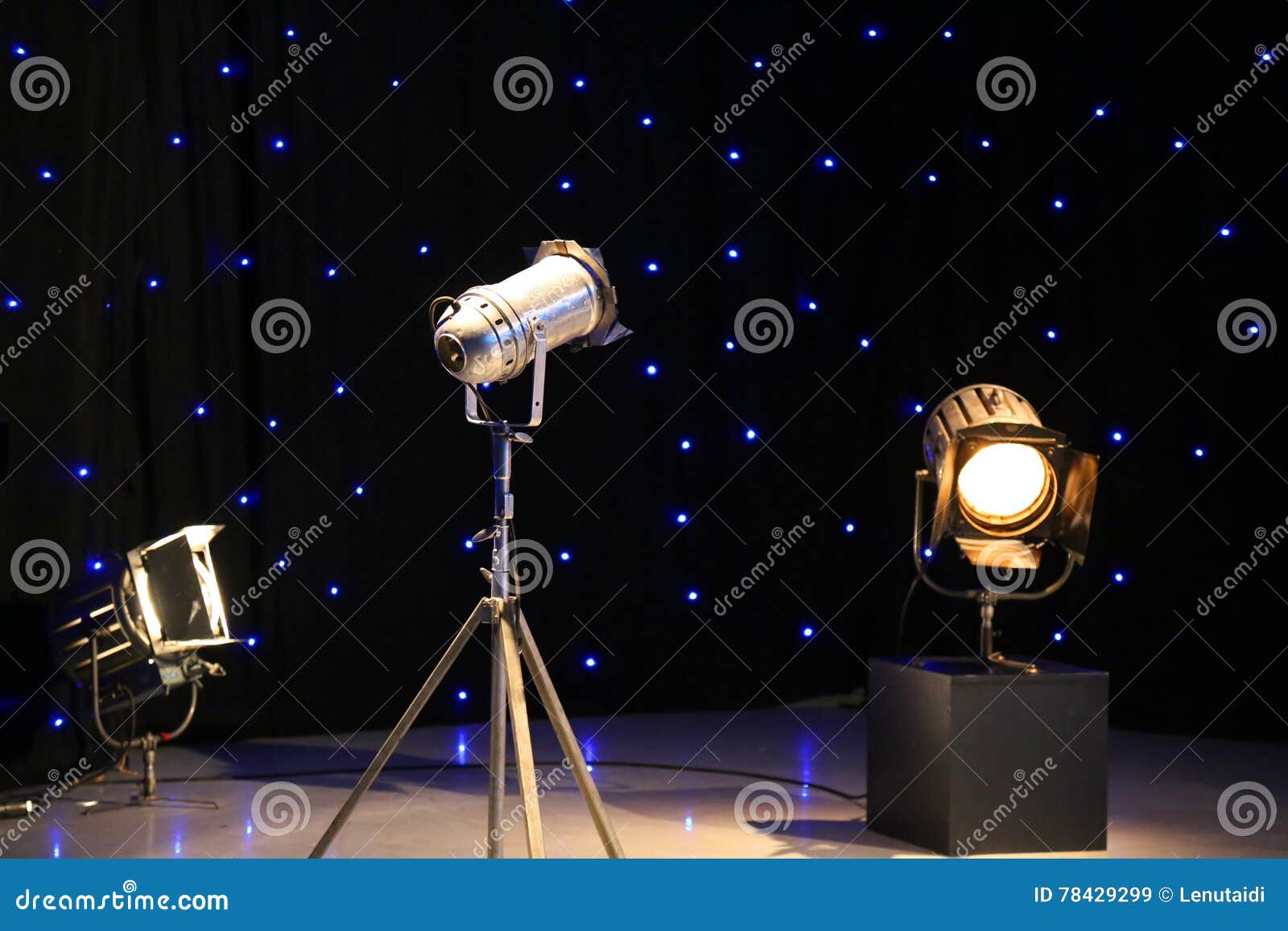 TV projectors lights stock image. Image of film, electric - 78429299