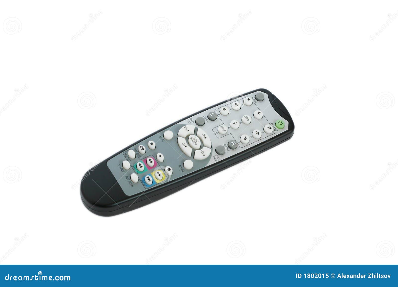 Tv remote stock image. Image of numbers, audio, player - 1802015