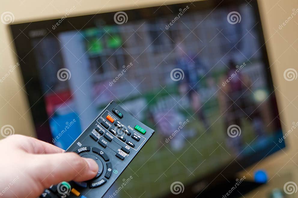 TV remote stock photo. Image of receiver, sport, programme - 21504764