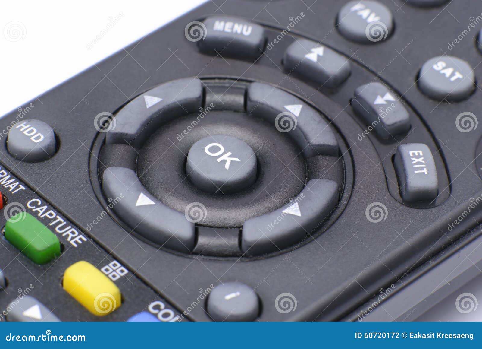 TV remote contro stock photo. Image of consumer, home - 60720172