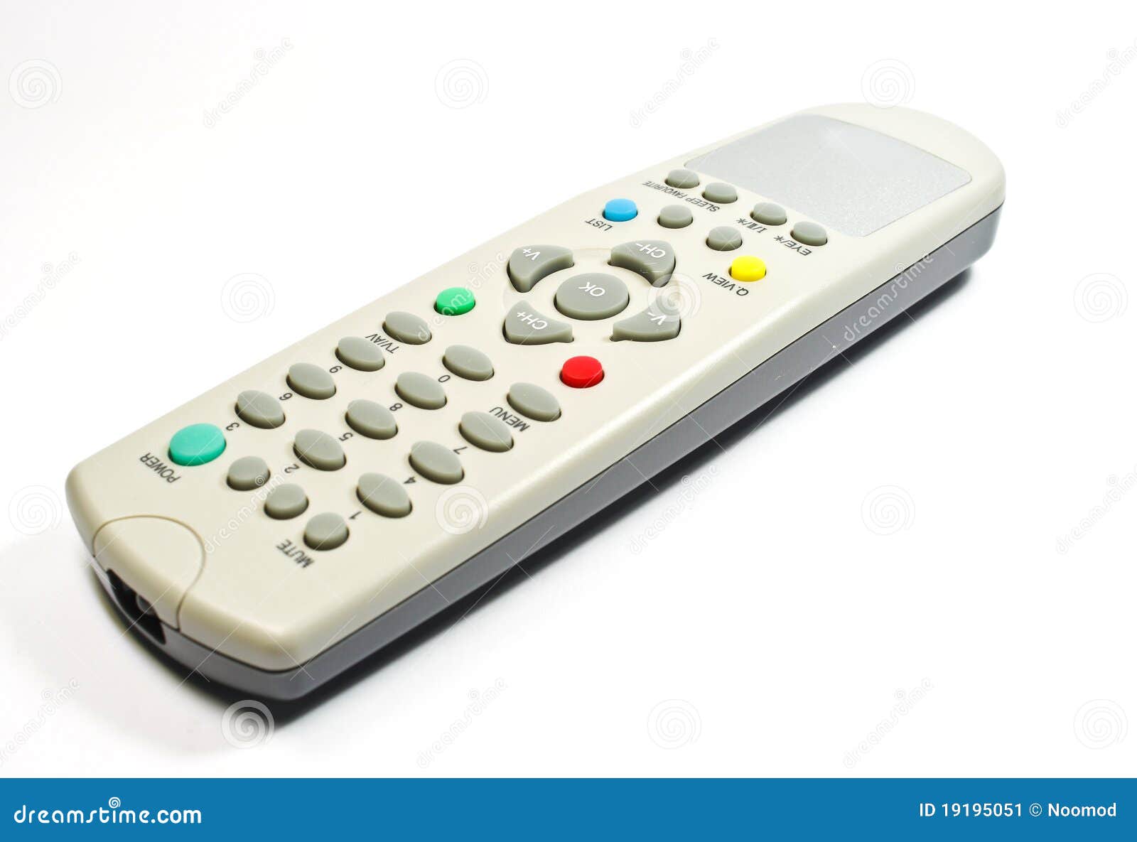 TV remote control stock image. Image of white, controller - 19195051