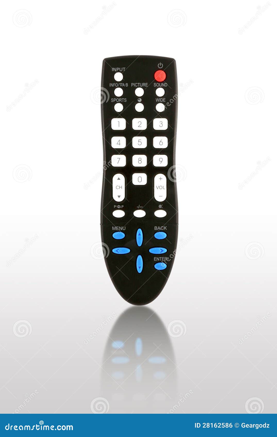 TV remote control stock photo. Image of device, pointing - 28162586