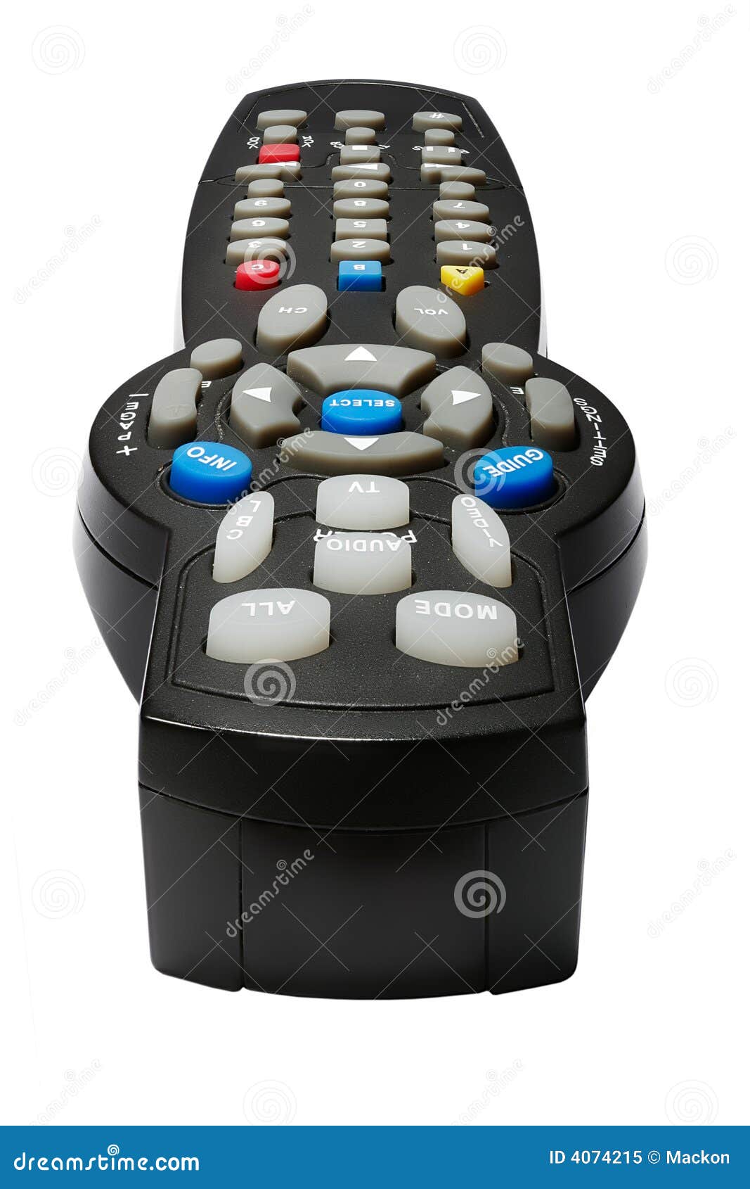 TV Remote control. stock image. Image of black, remote - 4074215
