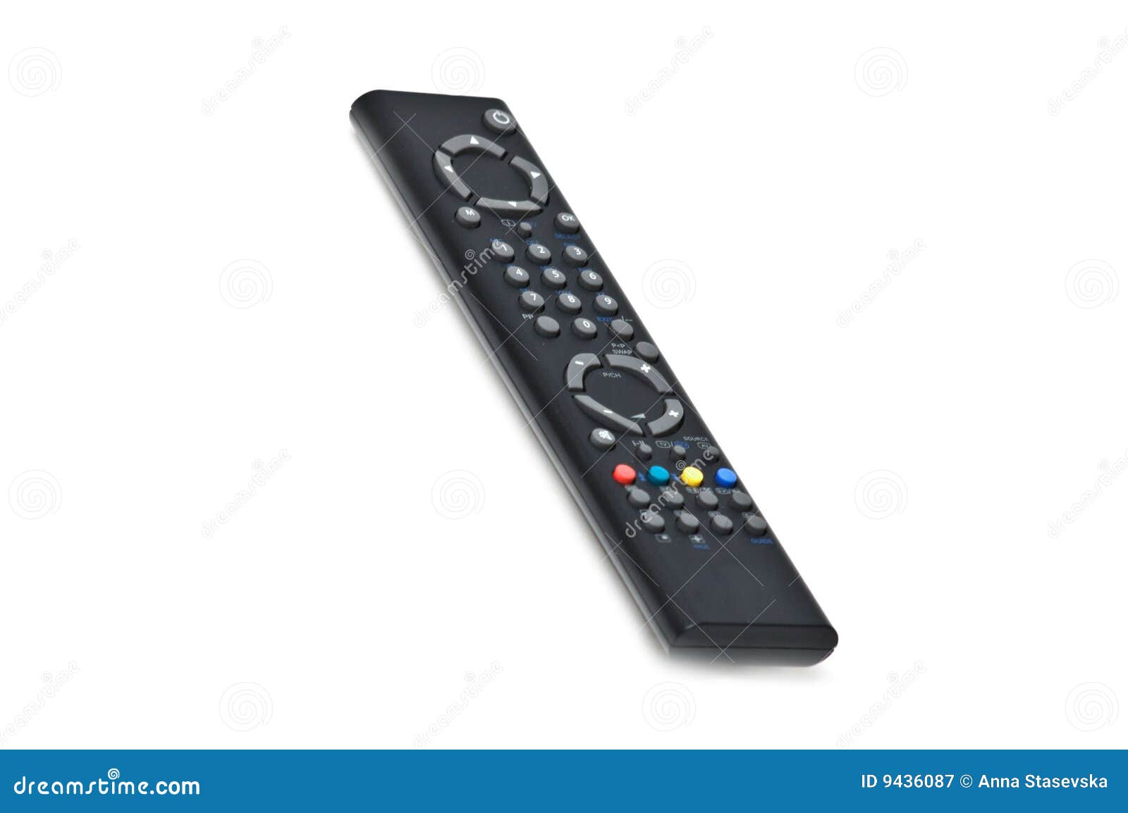 Tv remote control stock image. Image of electric, hand - 9436087