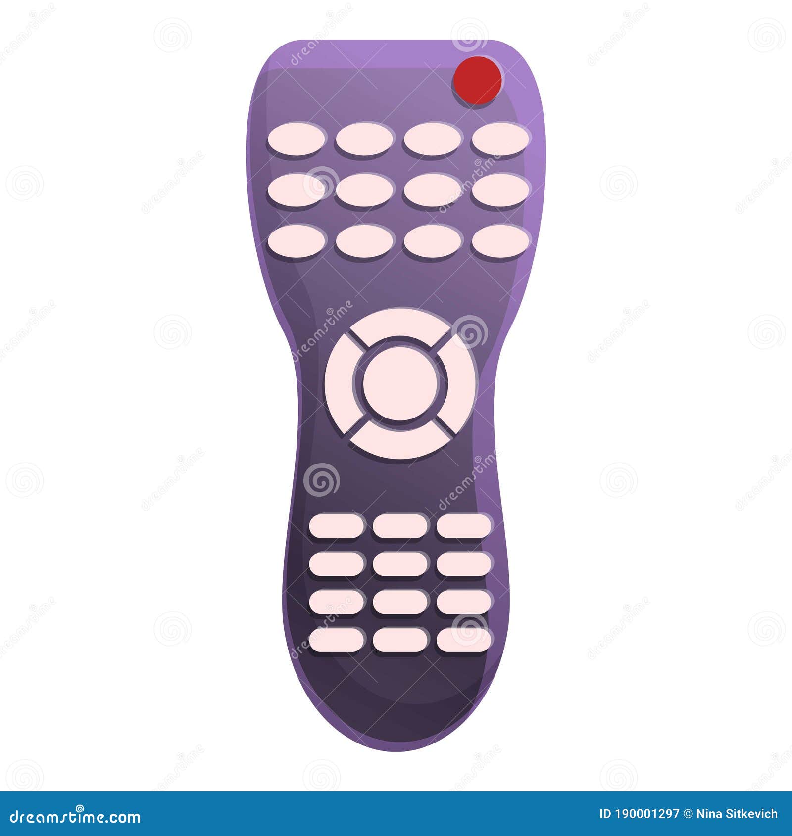 Tv Remote Control Icon, Cartoon Style Stock Vector - Illustration of ...