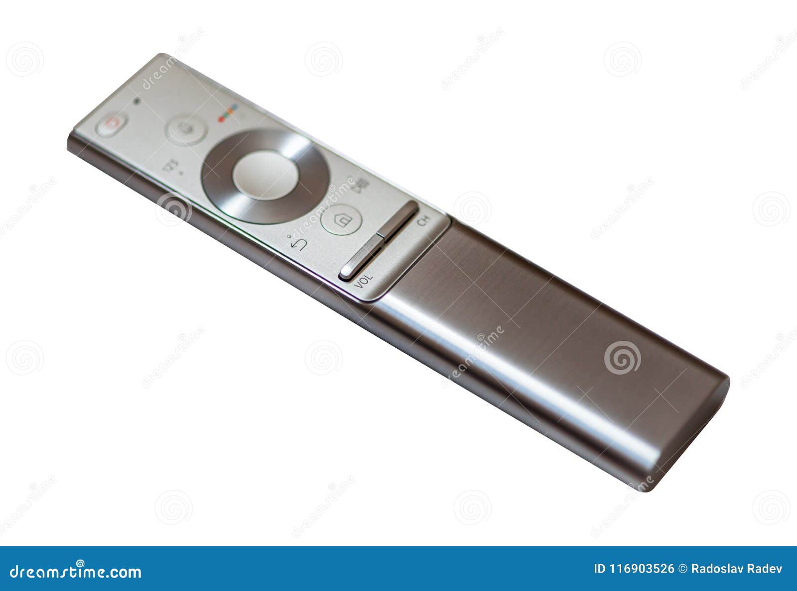 TV Remote Control Isolated on White Background. Stock Photo - Image of ...