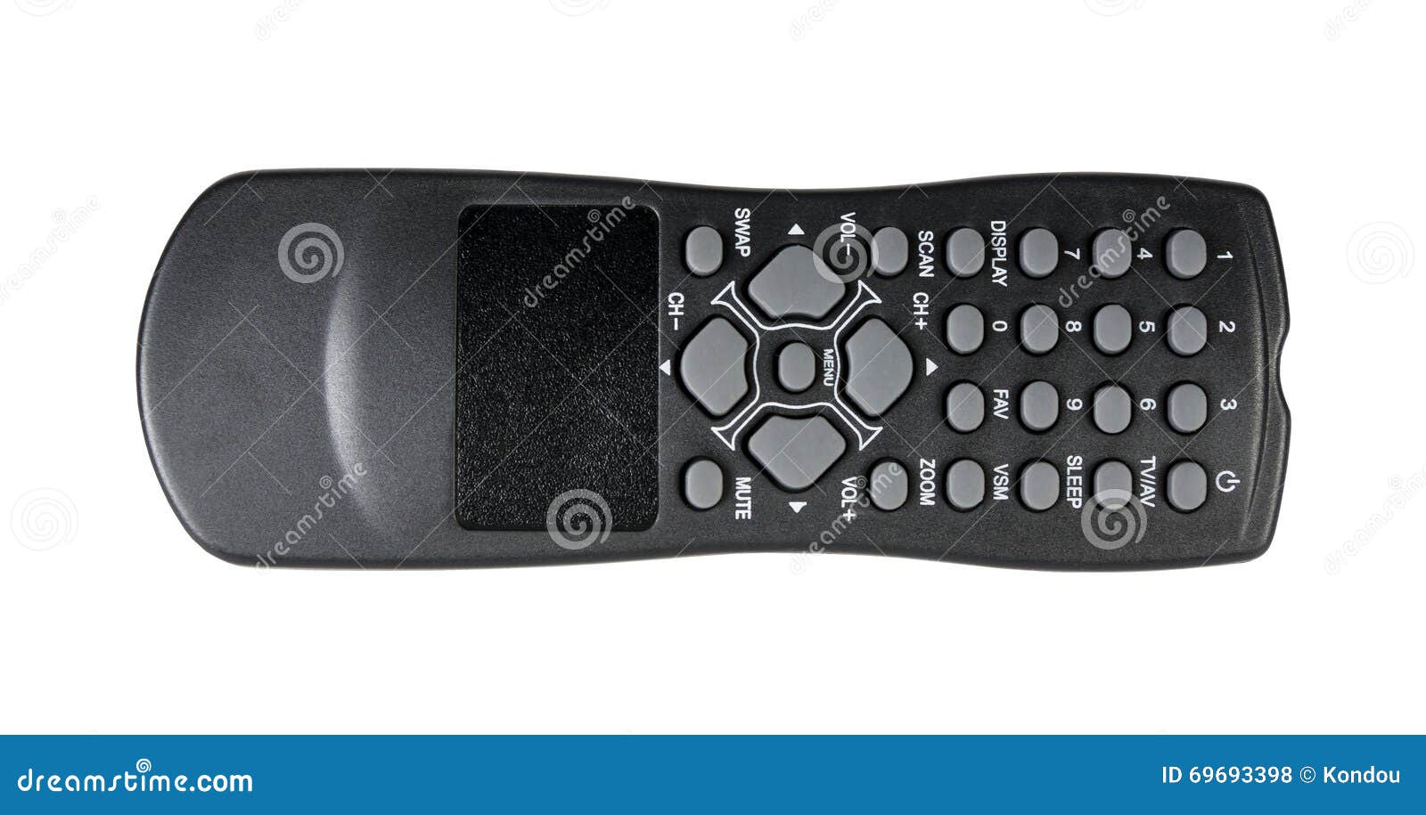 TV remote control isolated stock photo. Image of change - 69693398