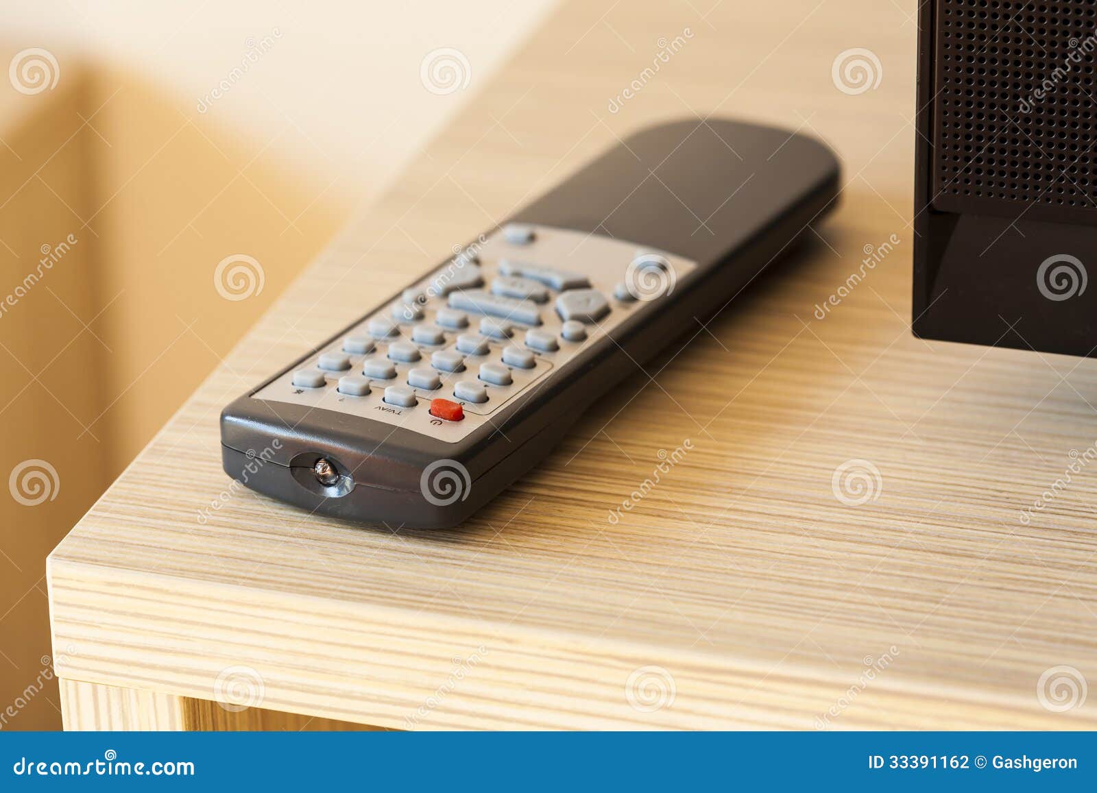 TV Remote Control Lying on the Counter. Stock Photo - Image of ...