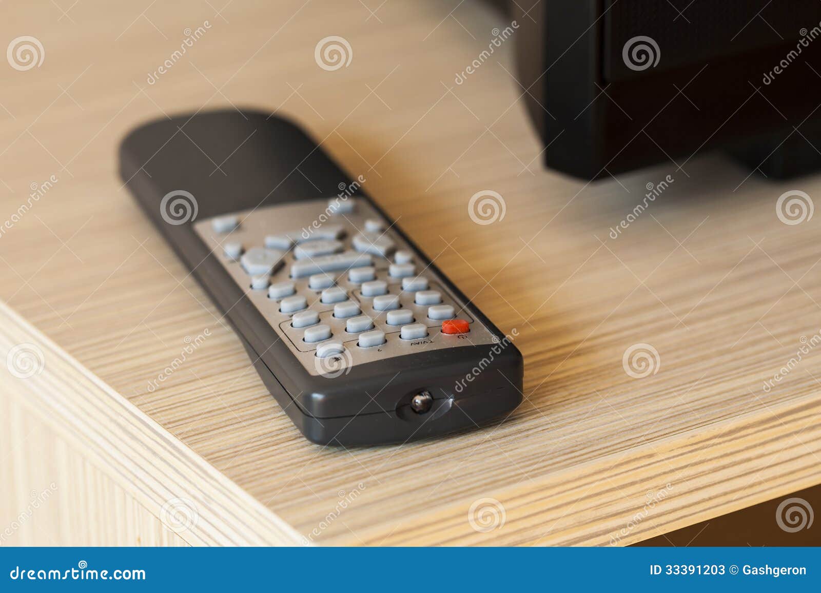 TV Remote Control Lying on the Counter. Stock Image - Image of home ...