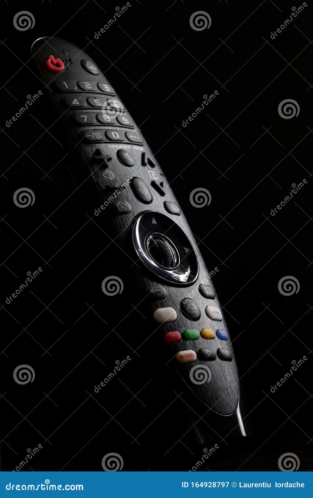 Tv Remote Control and Shadows Stock Image - Image of background, keypad ...