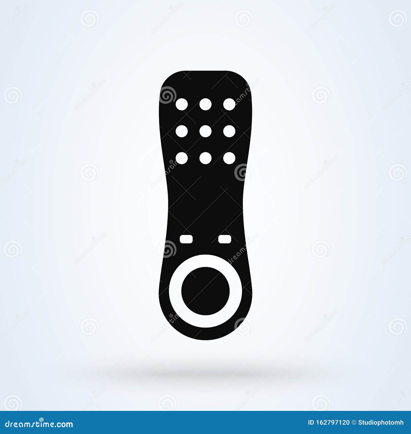 Tv Remote Control Simple Vector Modern Icon Design Illustration Stock ...