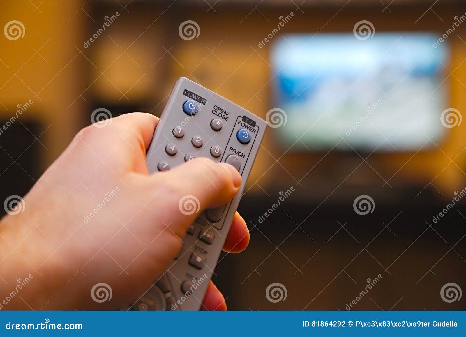 TV Remote Control stock photo. Image of device, home - 81864292