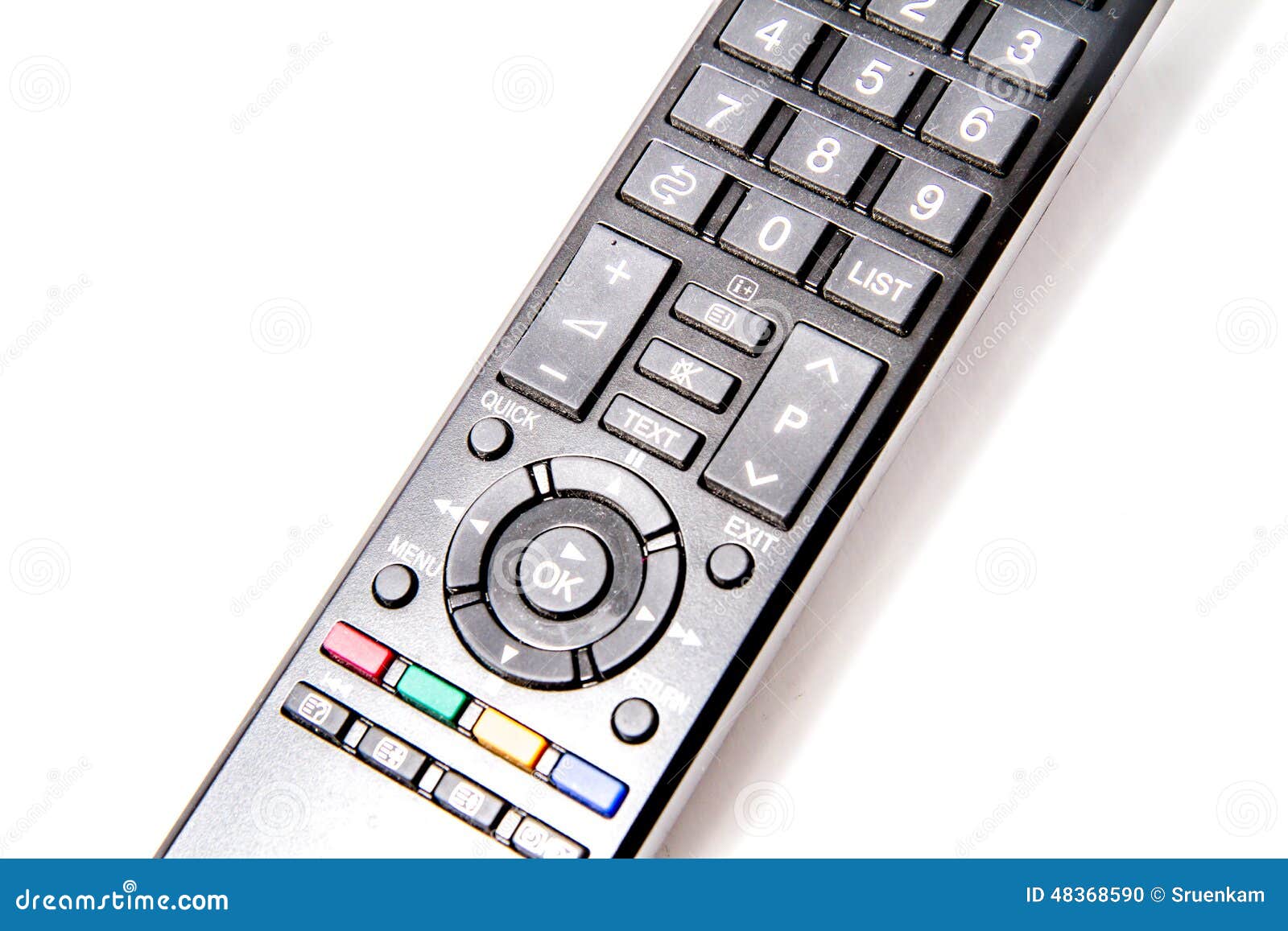 TV Remote Controller stock photo. Image of person, multimedia - 48368590