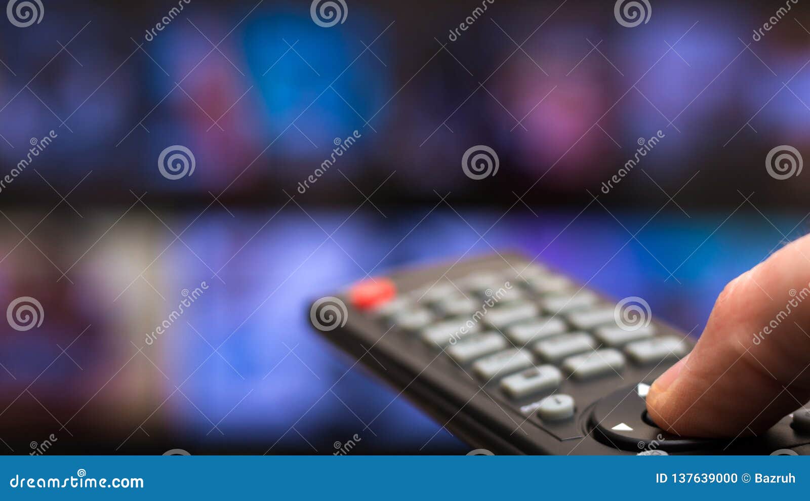 TV remote in hand stock photo. Image of button, holding - 137639000