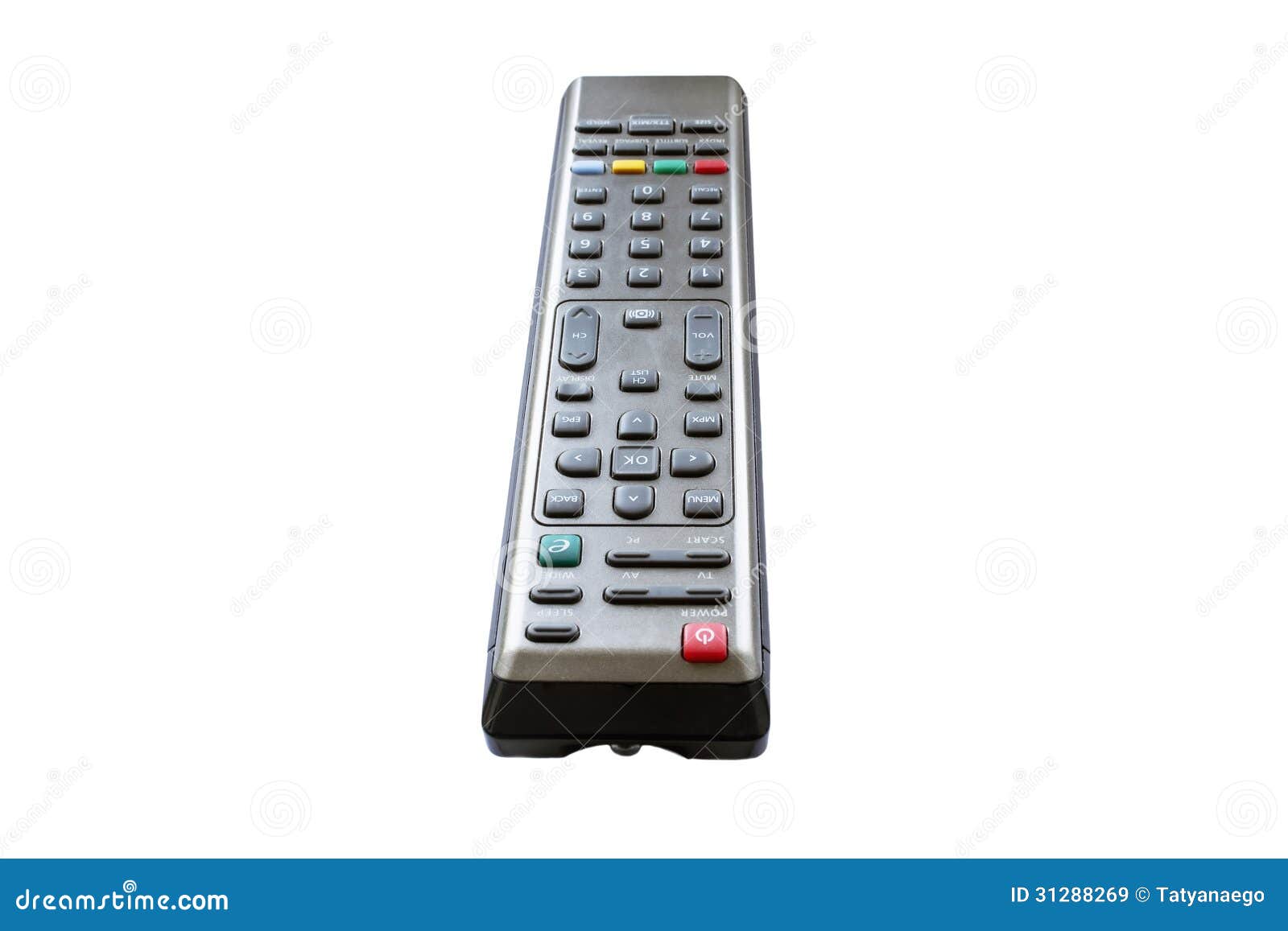 TV remote stock image. Image of switch, volume, electronics - 31288269