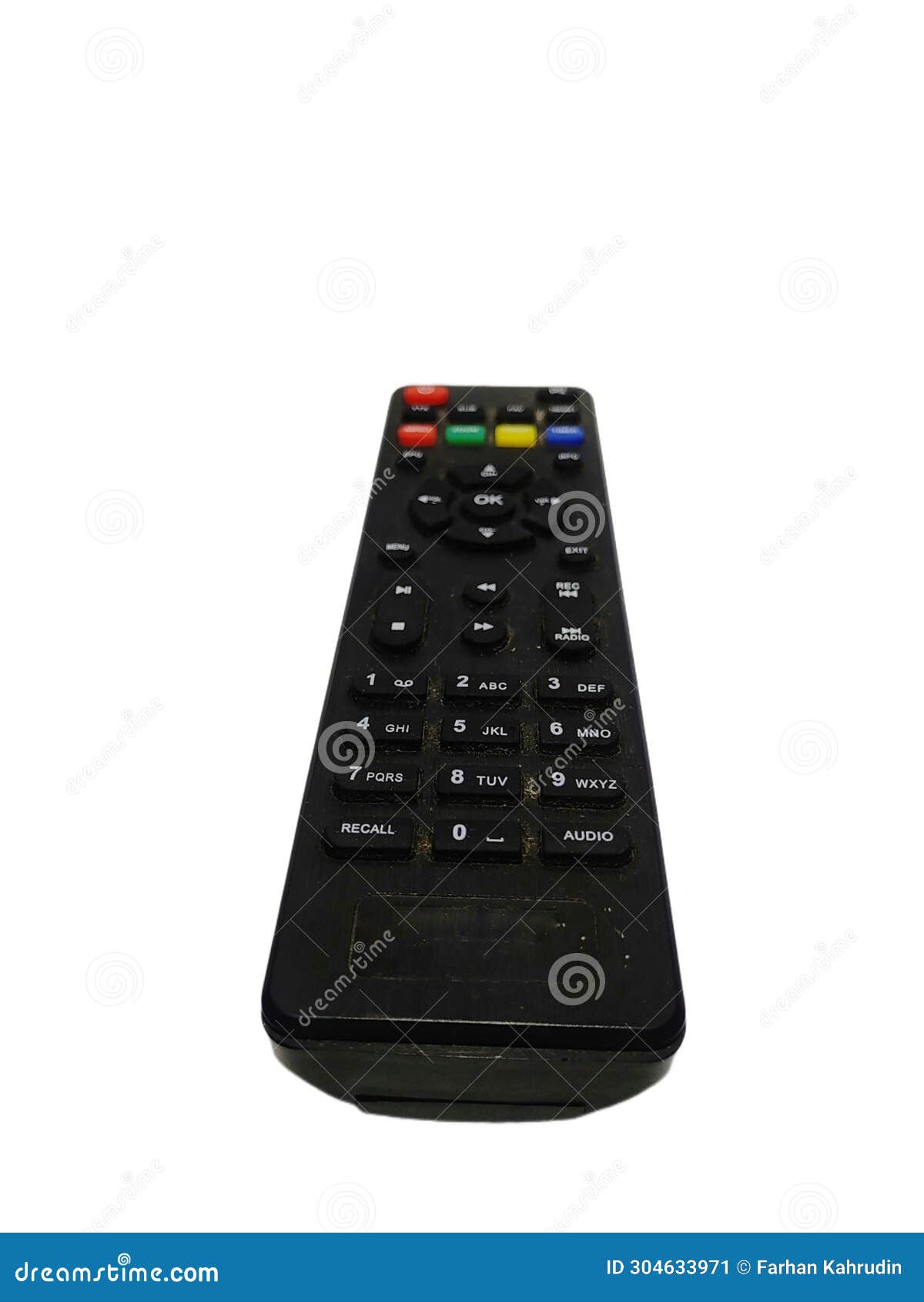 A Tv Remote with White Background Stock Image - Image of laptop, white ...