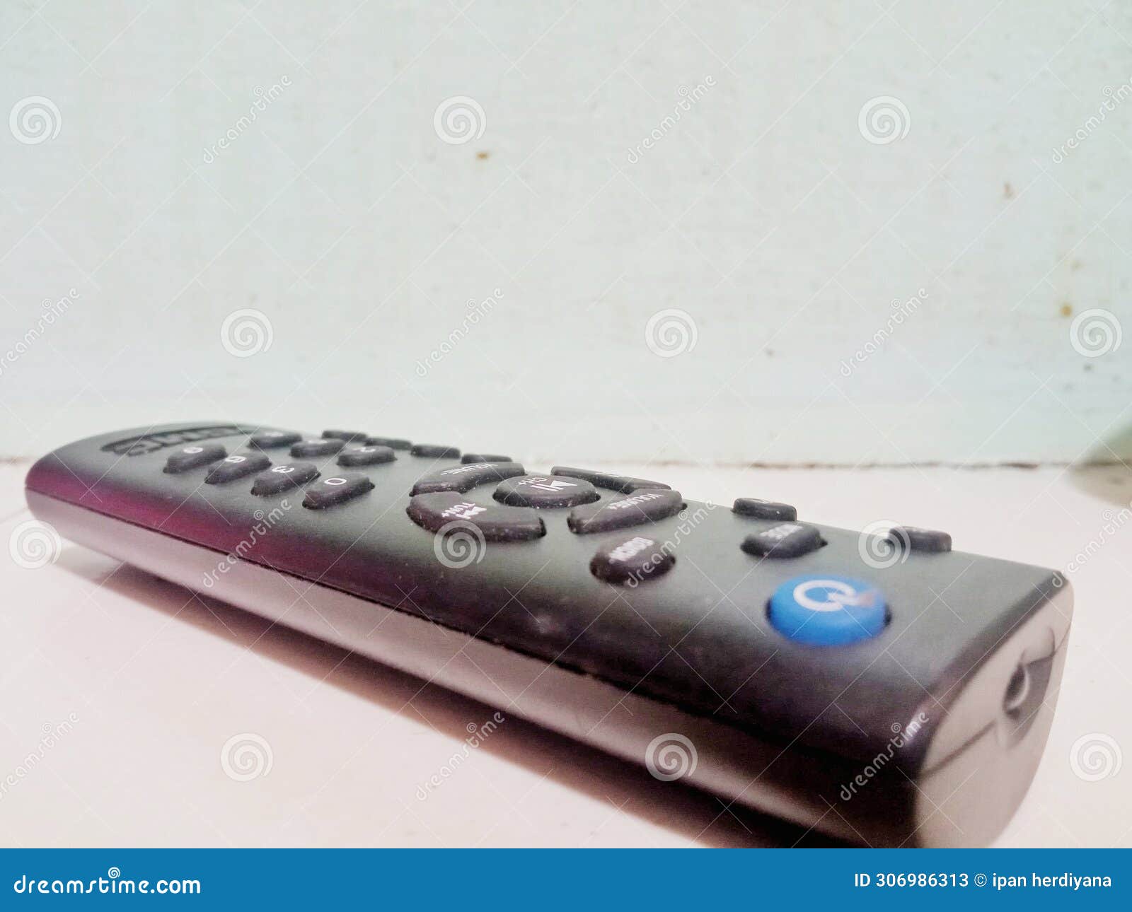 A Tv Remote on a White Background Stock Image - Image of beauty ...