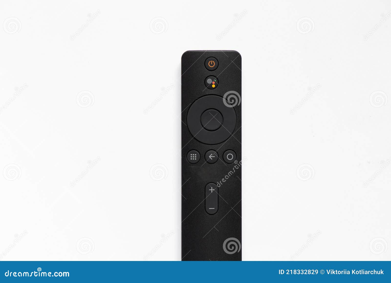 Tv Remote on White Background Close-up Stock Image - Image of program ...