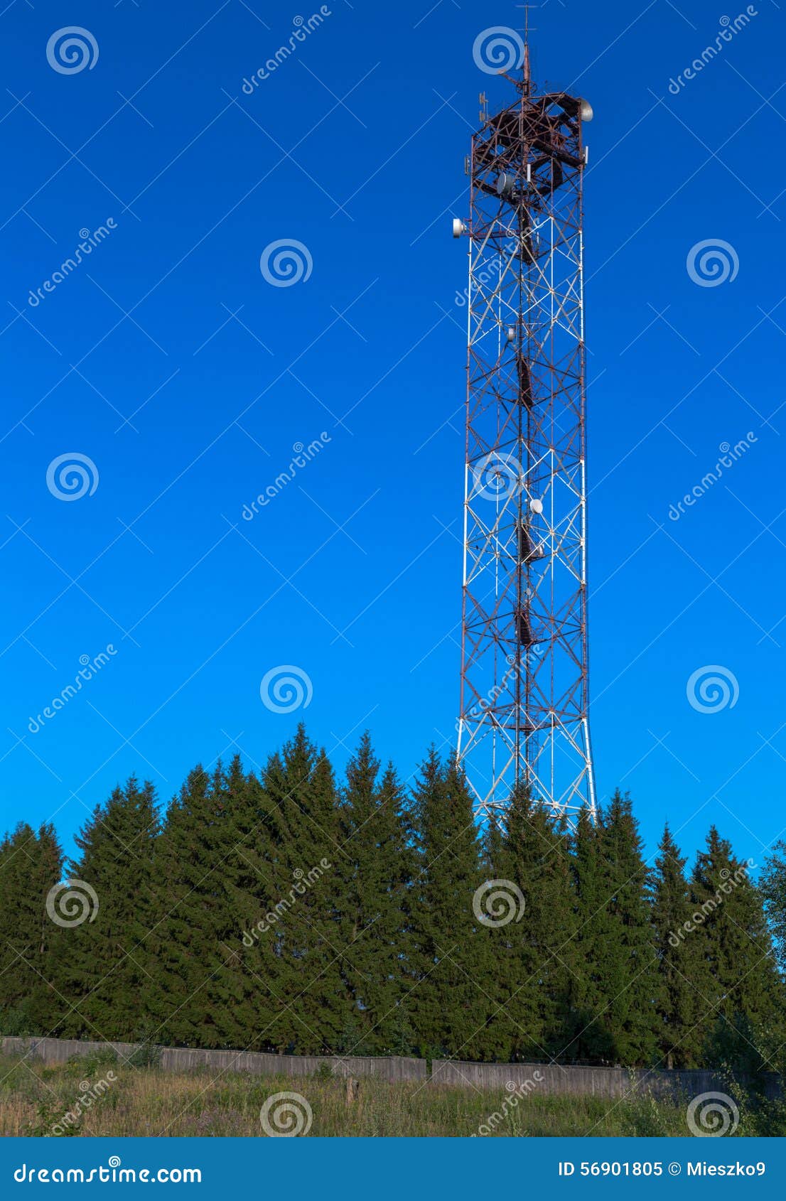 TV repeater stock image. Image of broadcasting, television - 56901805