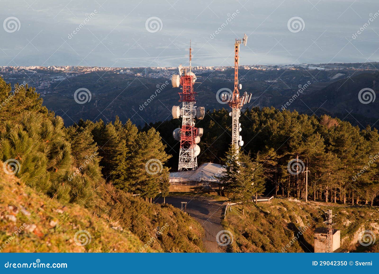 TV repeaters stock photo. Image of network, mobile, digital - 29042350