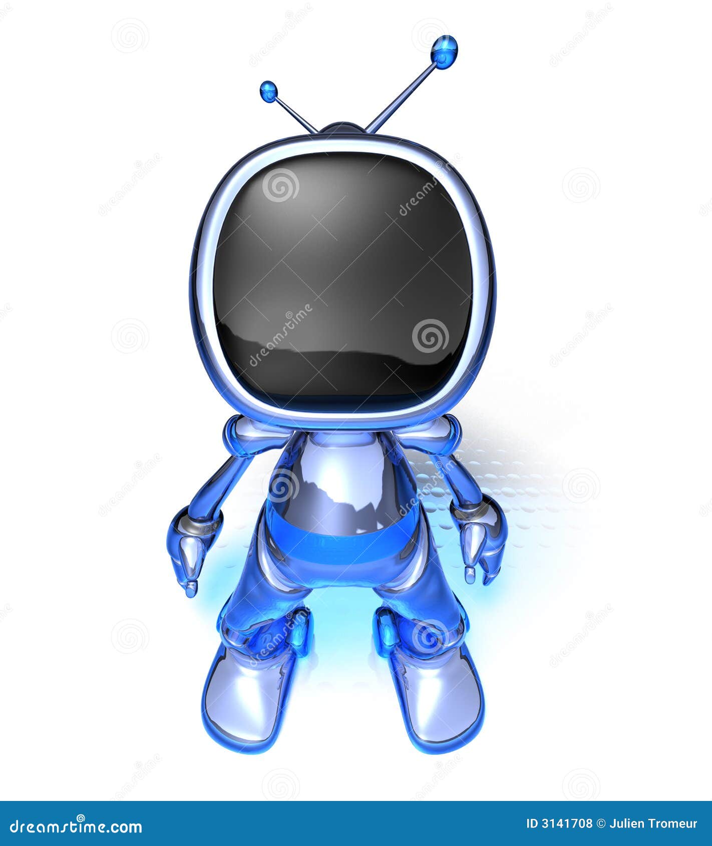 TV Robot stock illustration. Illustration of watch, living - 3141708