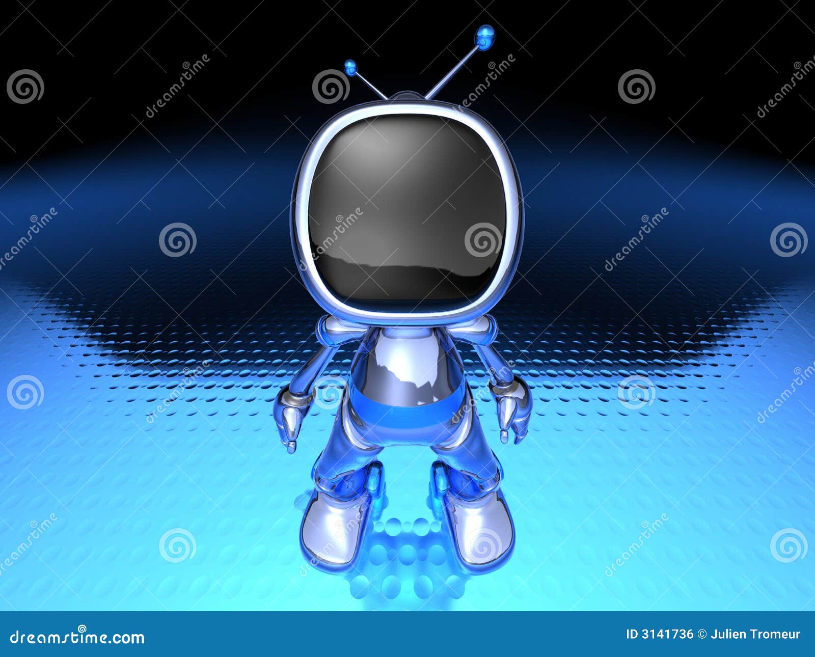 TV Robot stock illustration. Illustration of video, electricity - 3141736